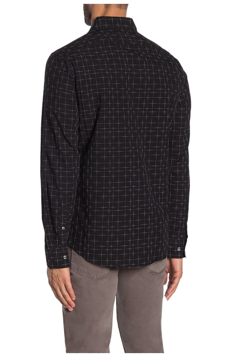 Michael Kors Penn Grid Print Slim Fit Shirt | Nordstromrack