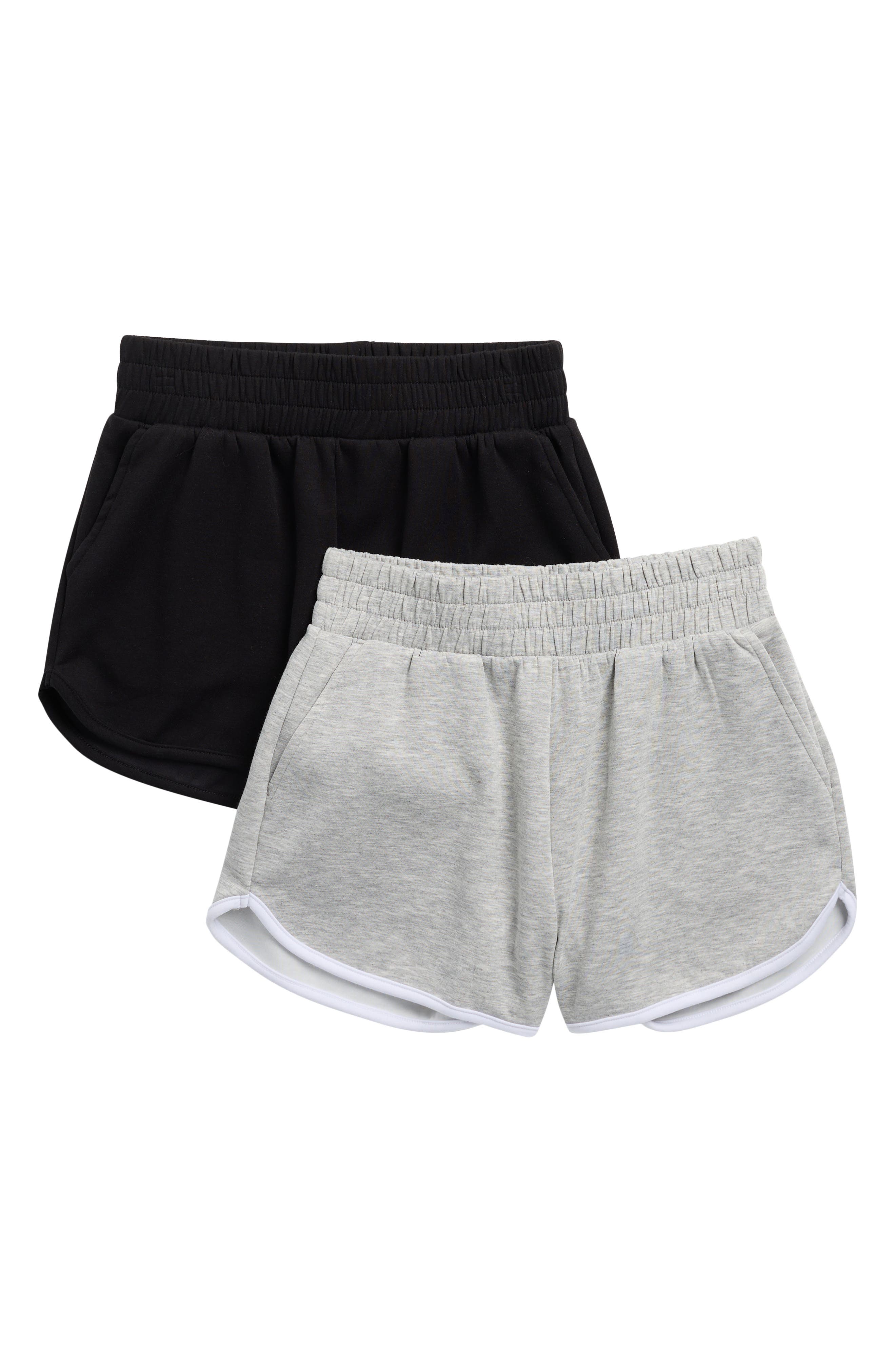 90 DEGREE BY REFLEX 2-Pack Tulip Hem Shorts | Nordstromrack