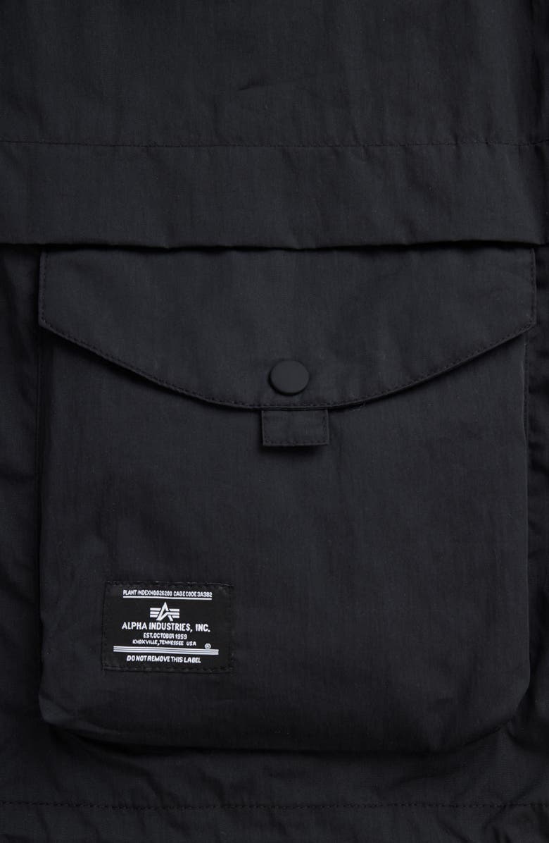 Alpha Industries Short Sleeve Zip-Up Utility Shirt Jacket | Nordstrom