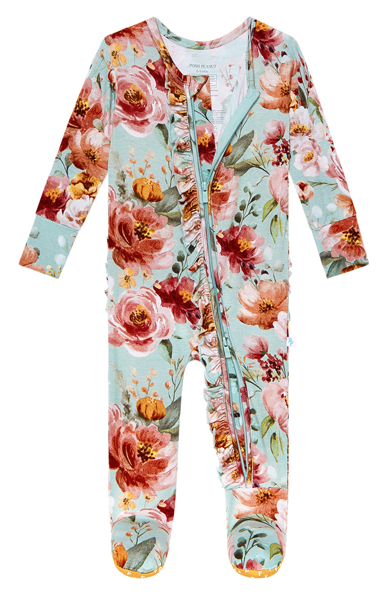 Cheyenne Floral Print Footie with Headband (Women) | Nordstromrack