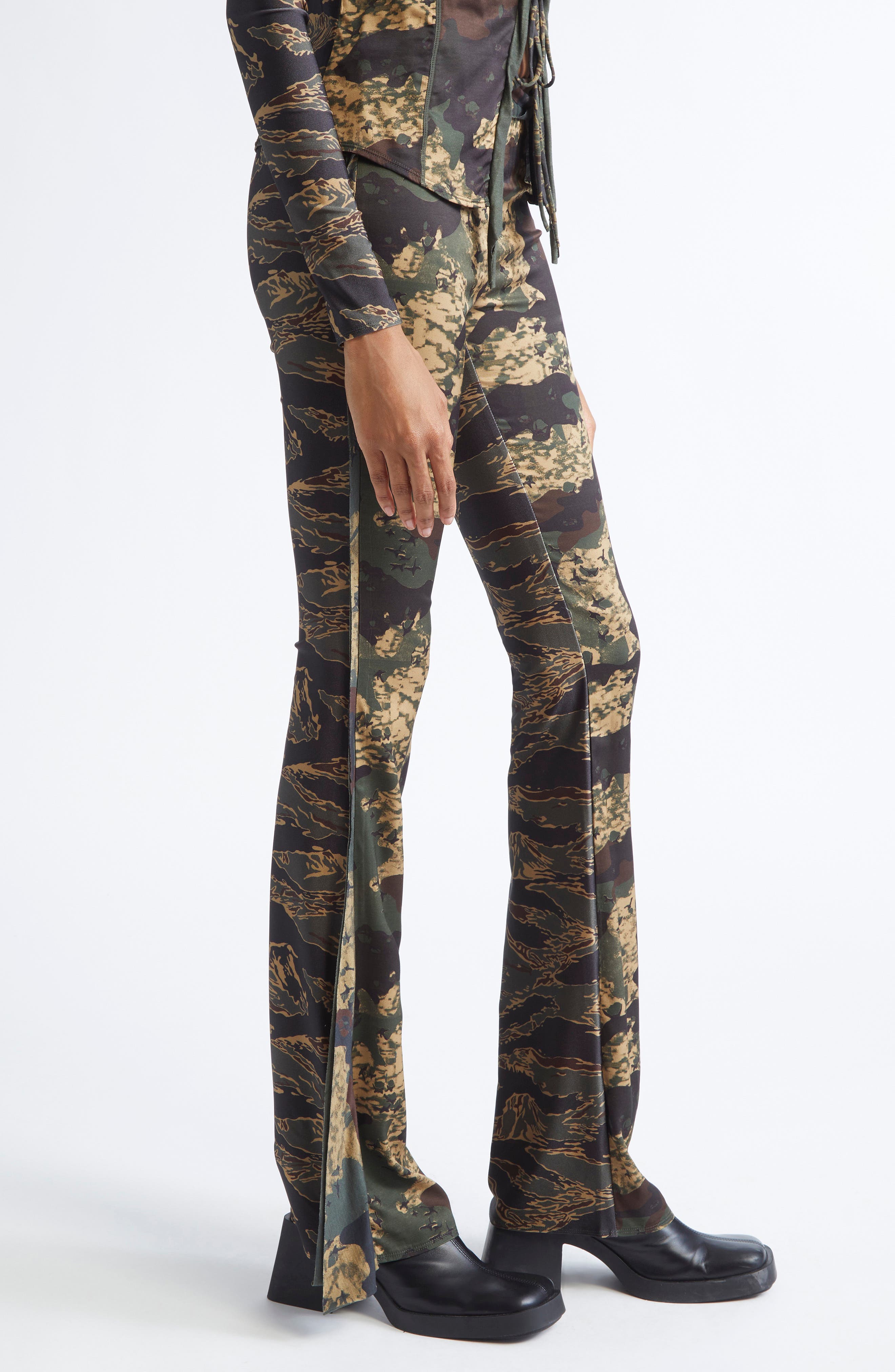 DIESEL® P-Affal Camo Flare Pants | Nordstromrack