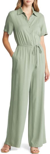 Caslon® Tie Waist Jumpsuit | Nordstromrack