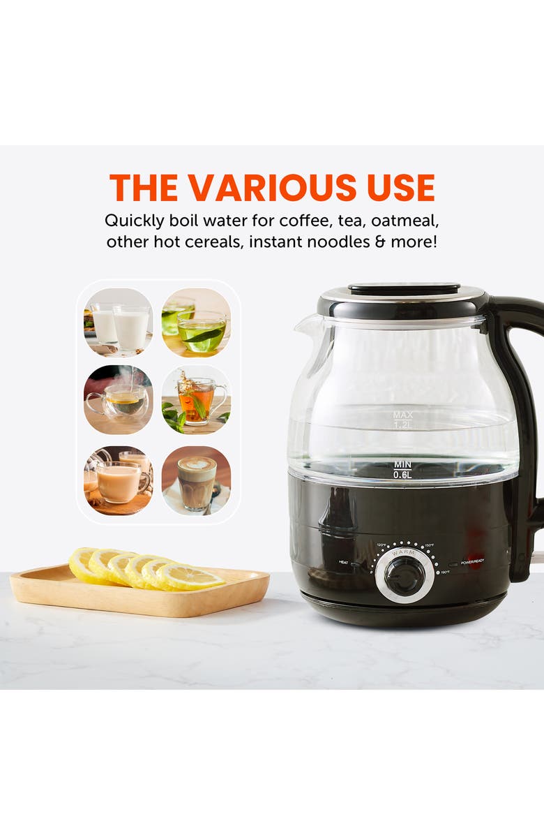 Elite Cuisine 1.2-Liter Electric Glass Kettle | Nordstromrack