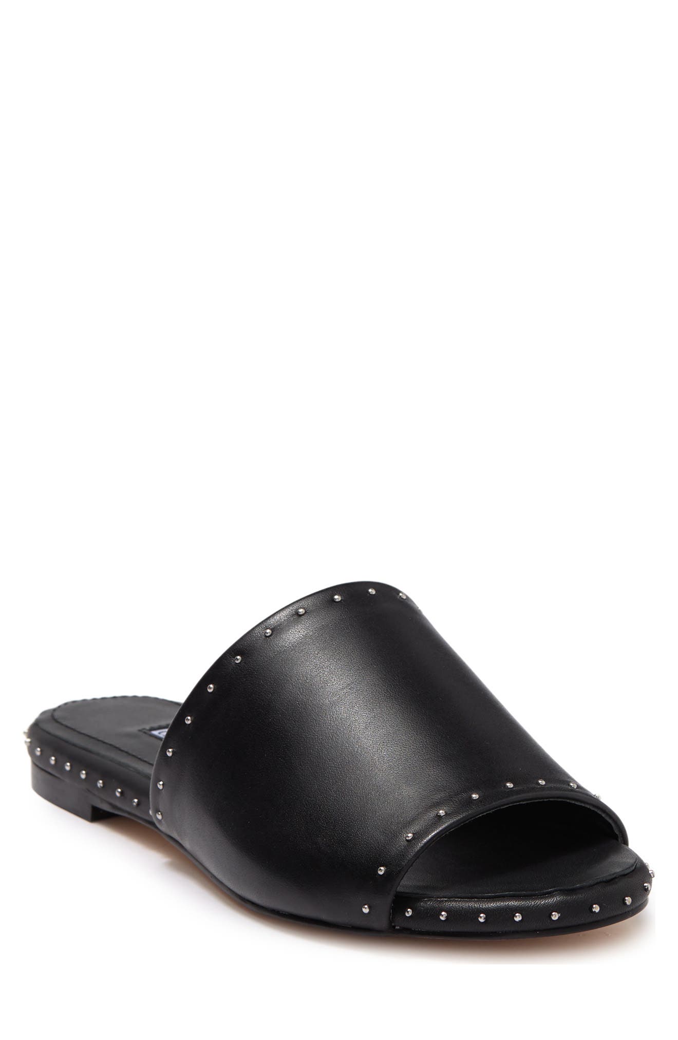 Charles David Sheriff Studded Leather Slide Sandal | Nordstromrack