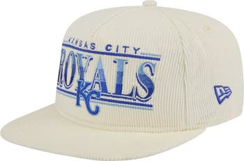 New Era Men's New Era Cream Kansas City Royals Throwback Bar Golfer ...