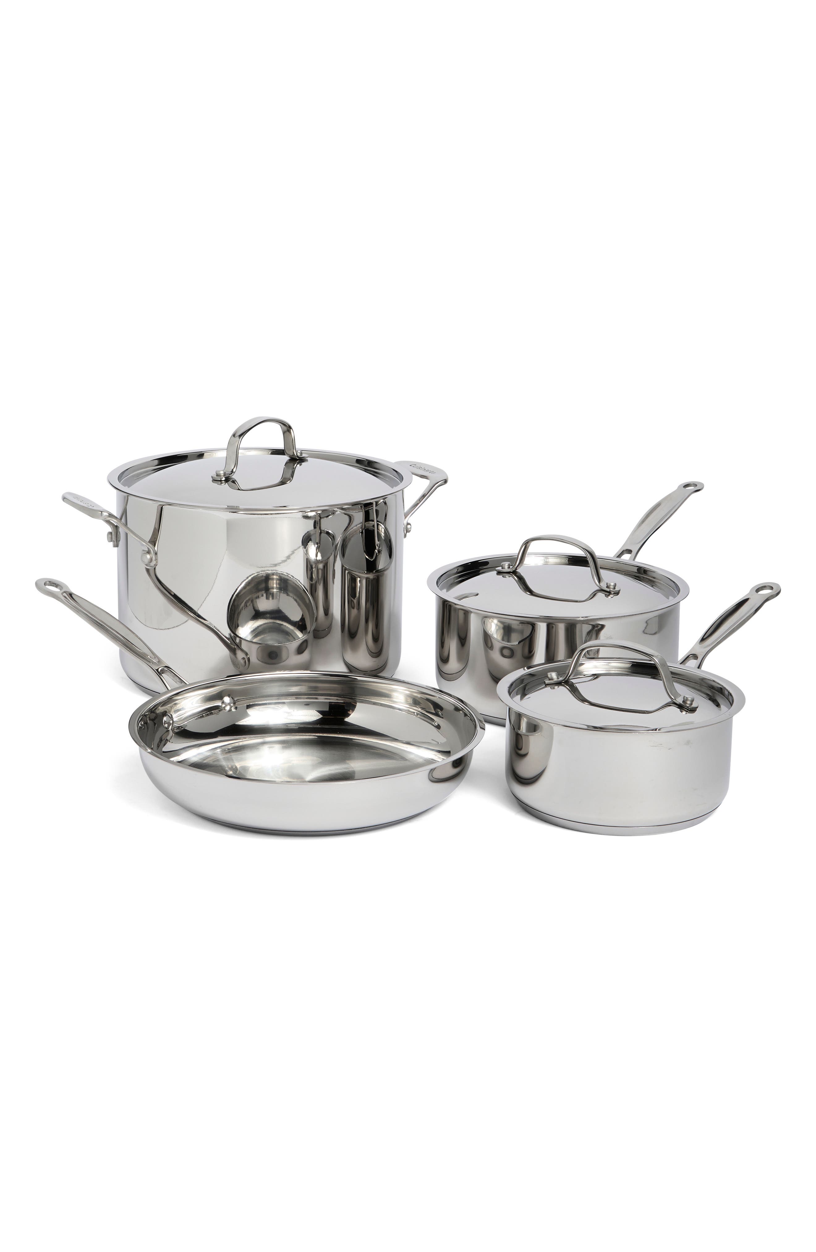 Cuisinart Chef's Classic Stainless Steel 7-Piece Cookware Set ...
