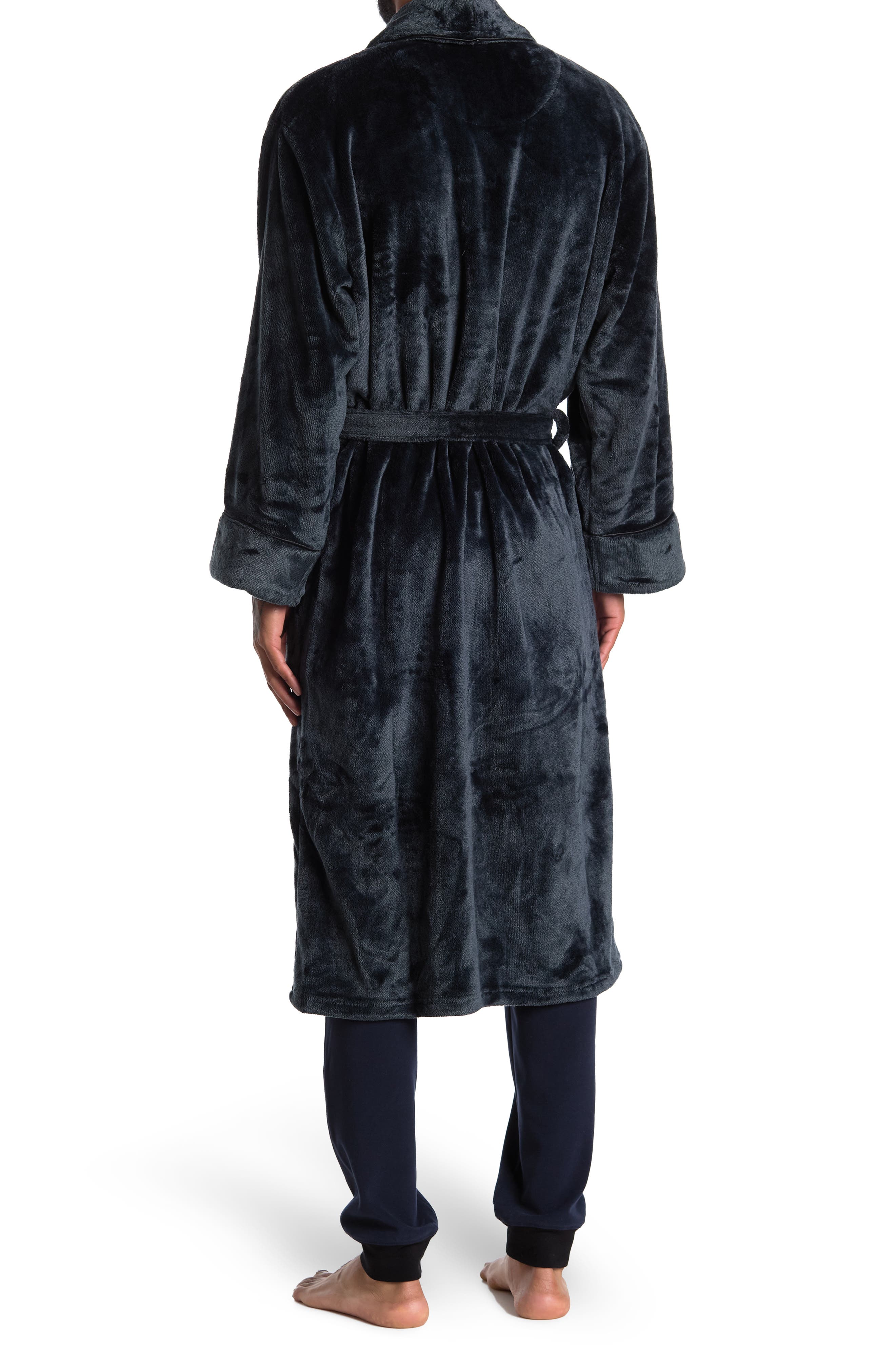 Daniel Buchler Plush Shawl Collar Tie Waist Robe | Nordstromrack