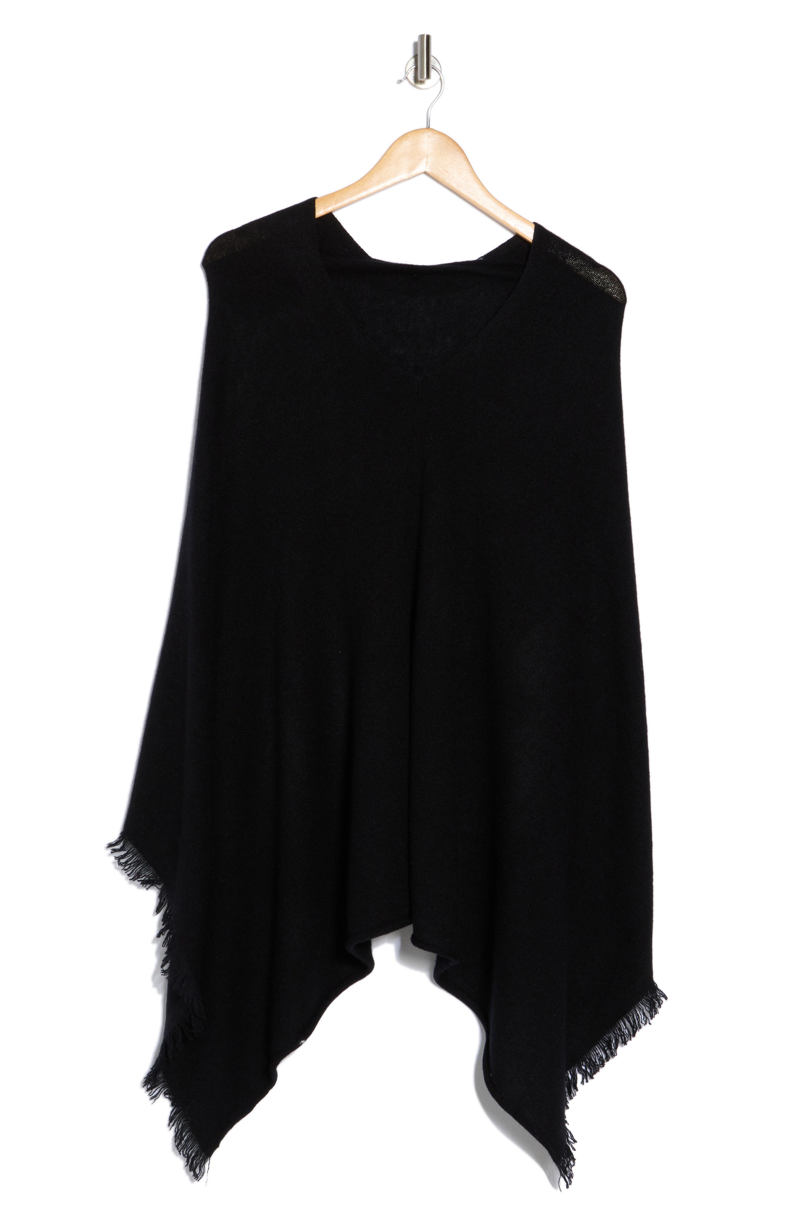 Amicale Cashmere Fringe Poncho | Nordstromrack