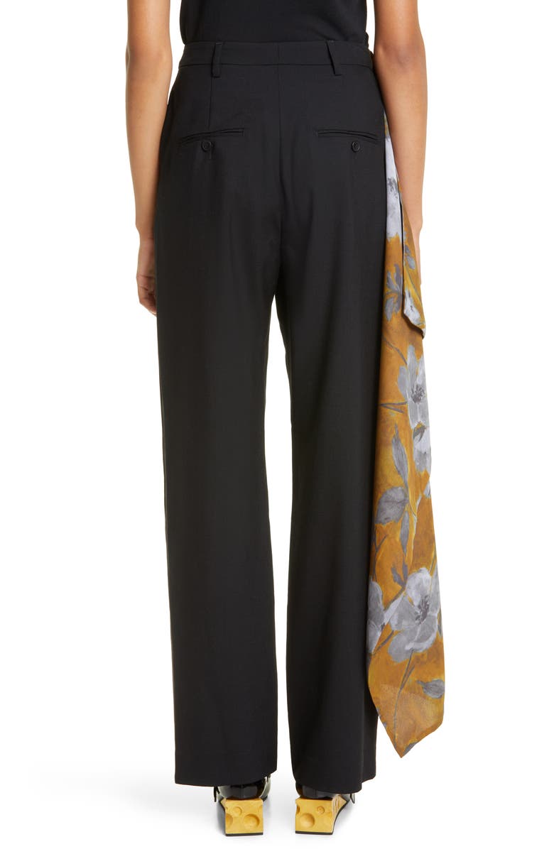 Puppets and Puppets Cascade Ruffle Wide Leg Wool Blend Pants ...