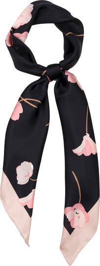 Kate Spade New York falling poppies silk bandana | Nordstrom