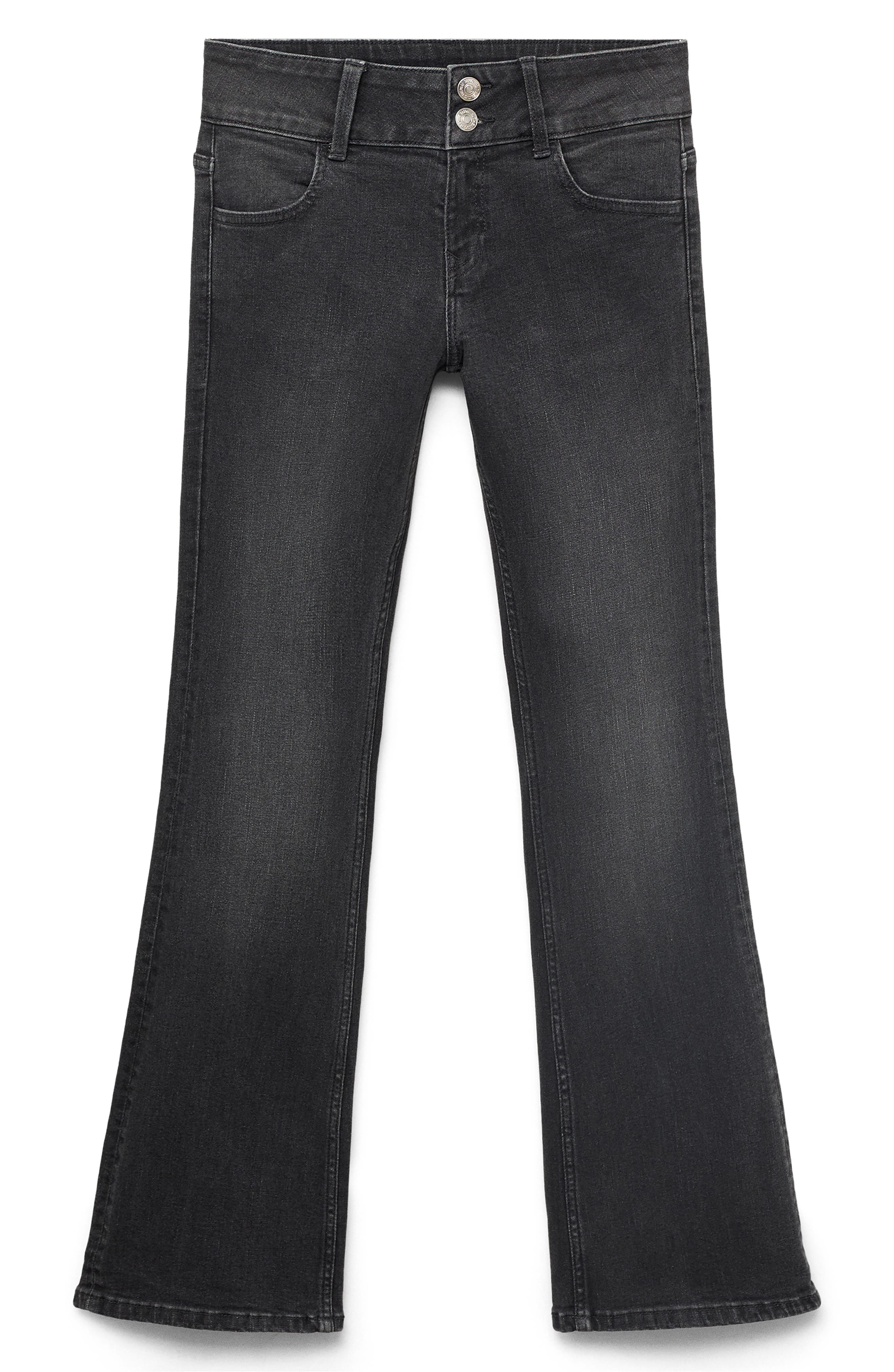 MANGO TEEN Low Rise Flare Jeans | Nordstrom