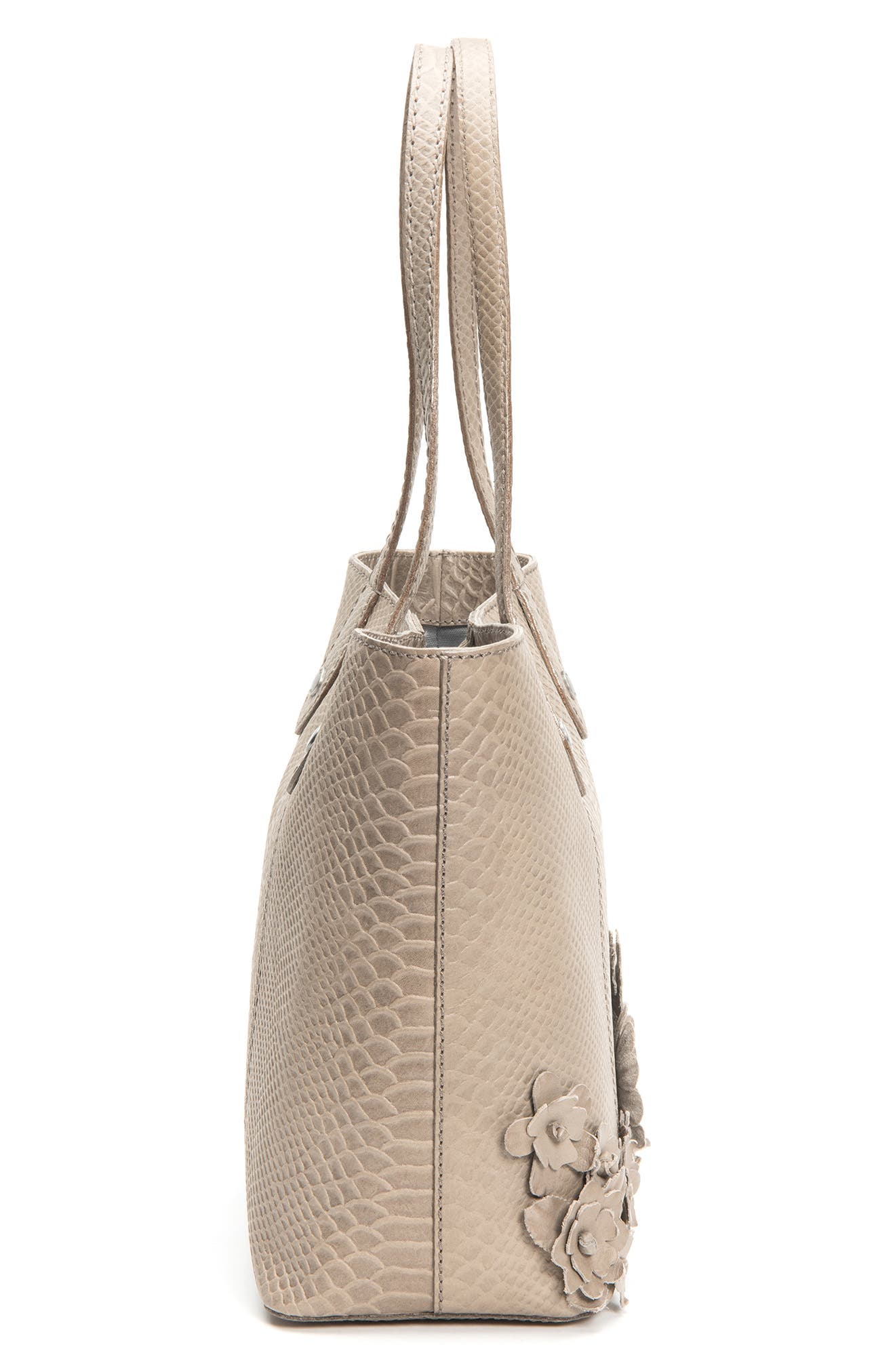 Frye Melissa Floral Snake Embossed Leather Tote | Nordstromrack
