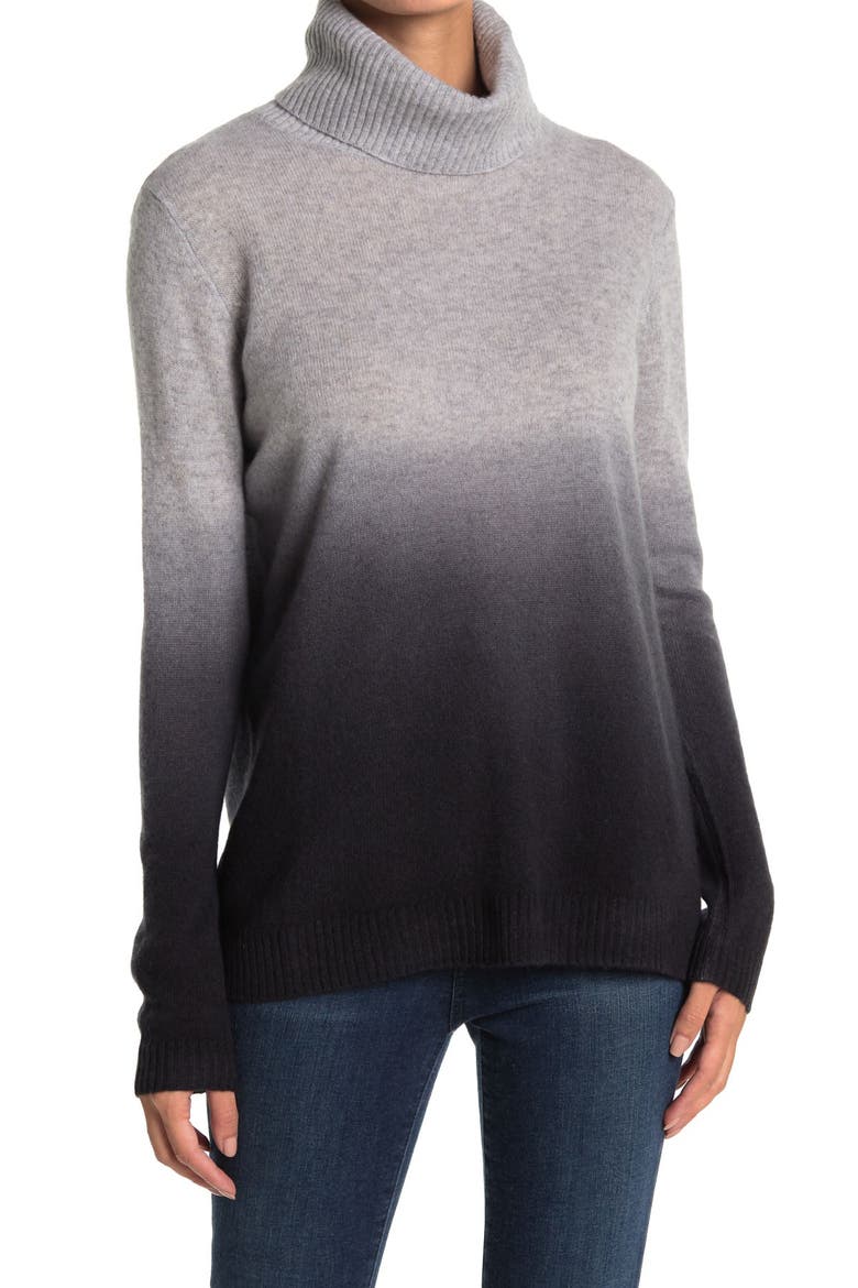 Dip Dye Turtle Neck Sweater (Women) | Nordstromrack