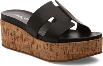 JSlides Queenie Platform Wedge Slide Sandal (Women) | Nordstrom