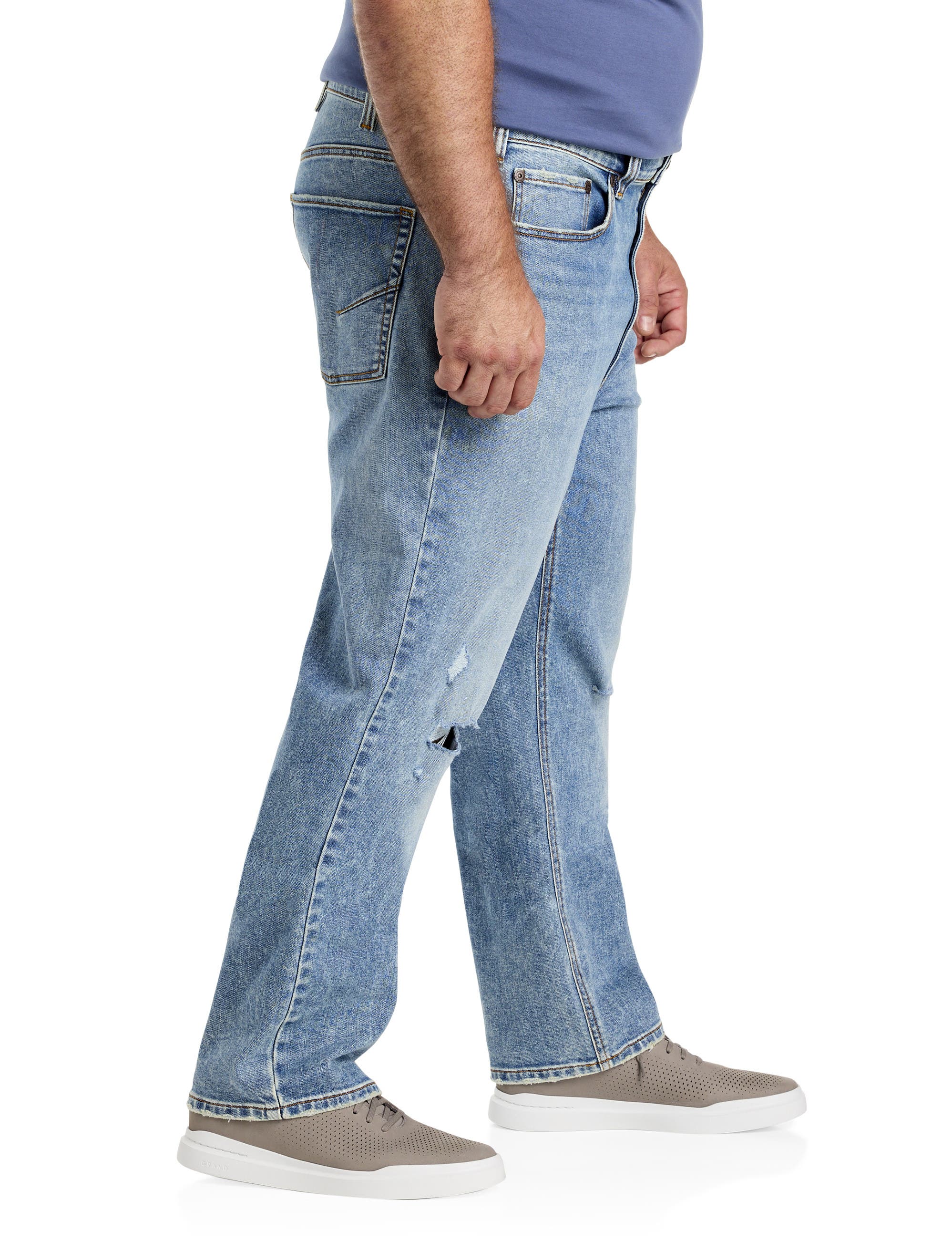 True Nation by DXL Ruff and Tumble Athletic-Fit Jeans | Nordstrom