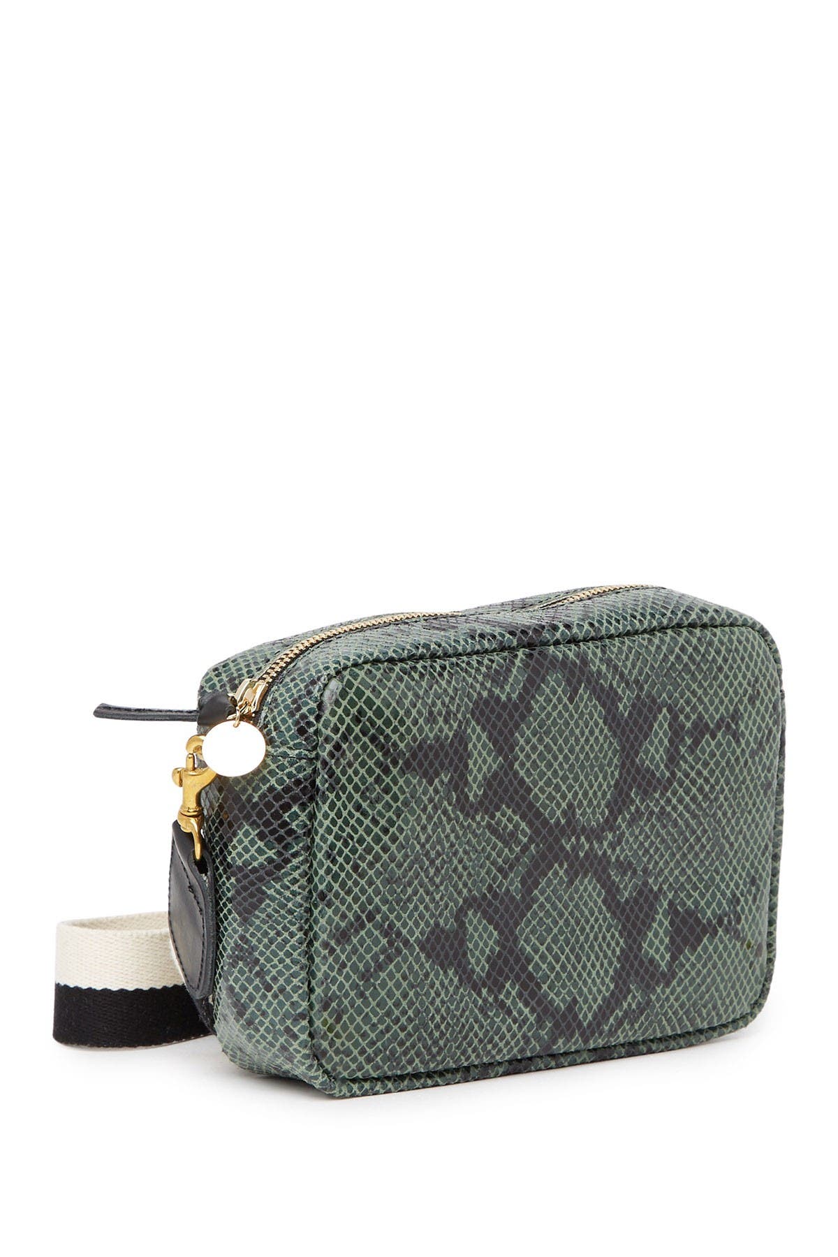 Clare V. Midi Snakeskin Embossed Crossbody Bag | Nordstromrack