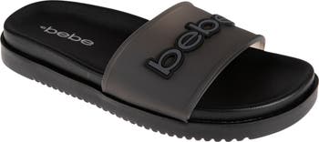 bebe Translucent Slide Sandal (Women) | Nordstromrack