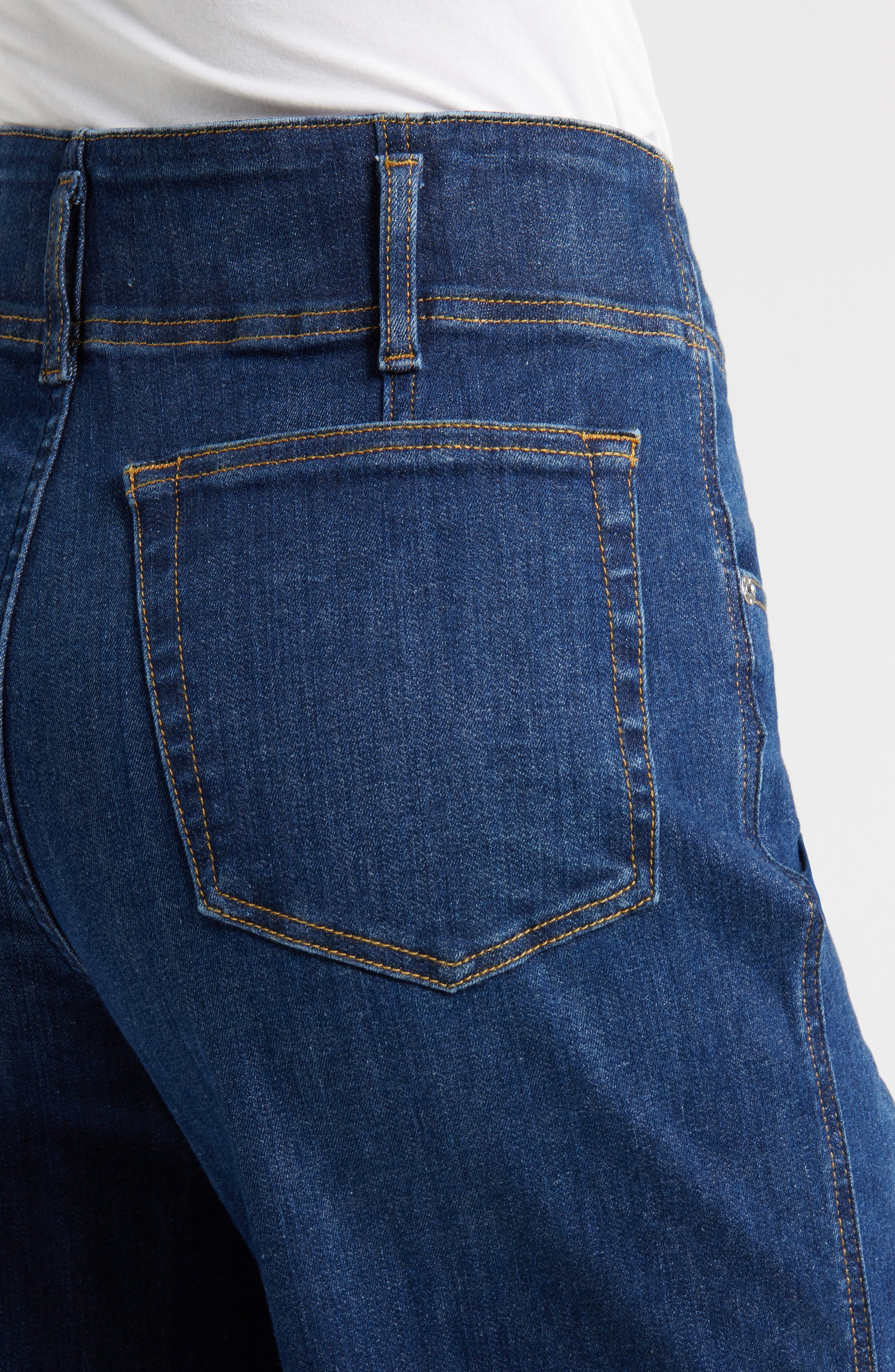 FRAME The Seamed High Waist Wide Leg Trouser Jeans | Nordstromrack