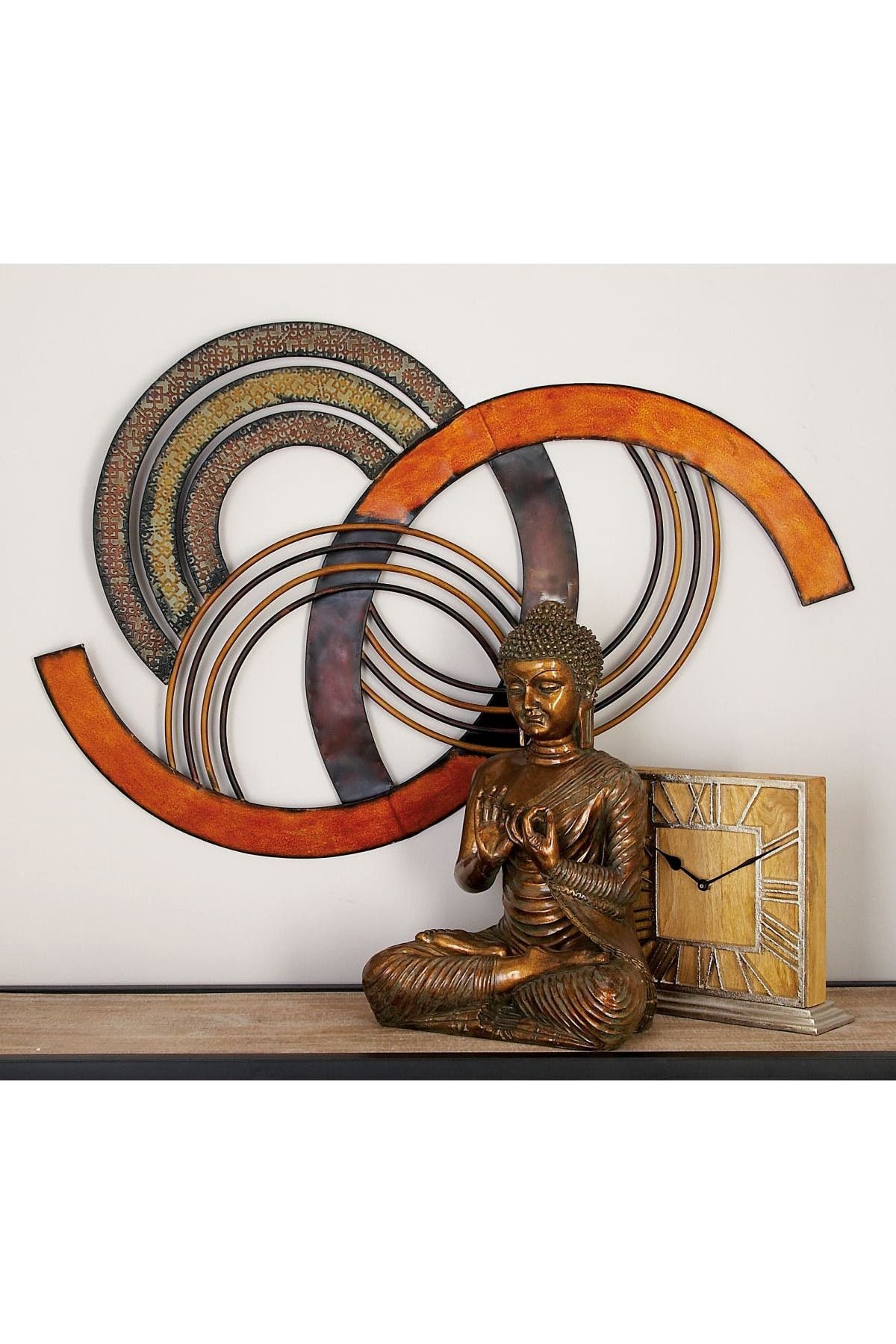 WILLOW ROW Multi Colored Metal Modern Abstract Wall Decor | Nordstromrack