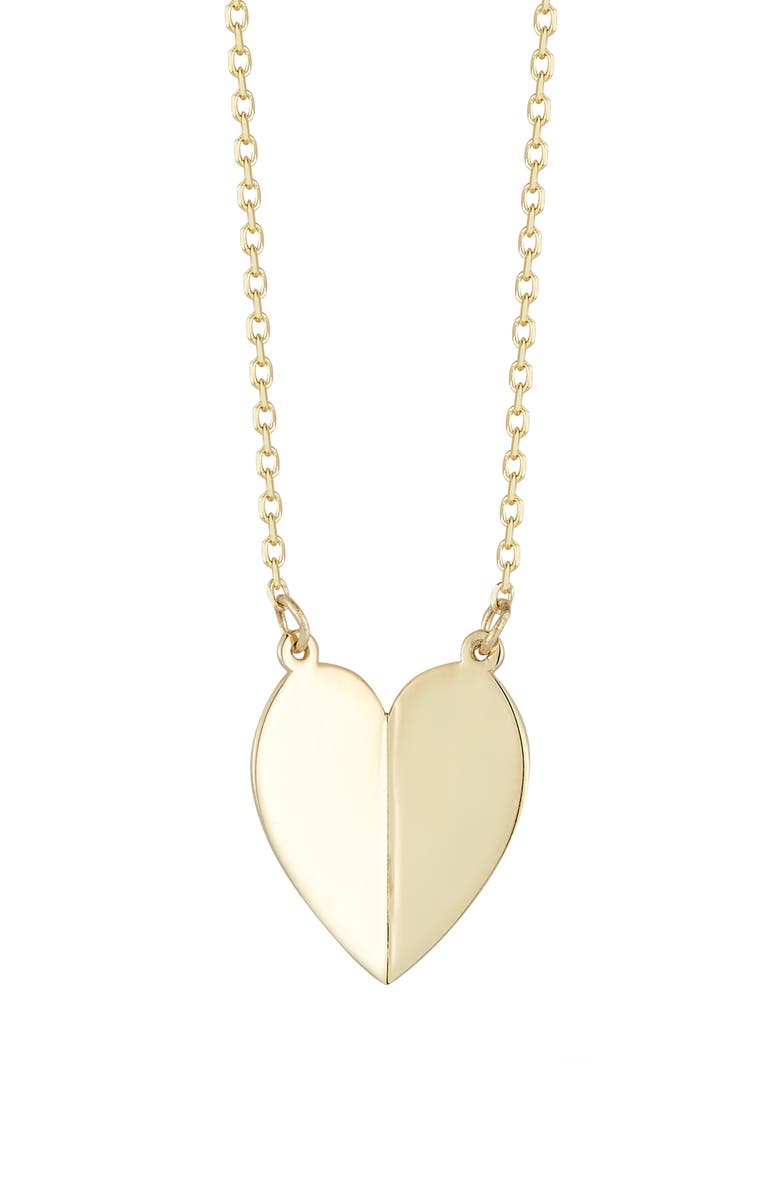 Ember Fine Jewelry 14K Gold Heart Pendant Necklace | Nordstromrack