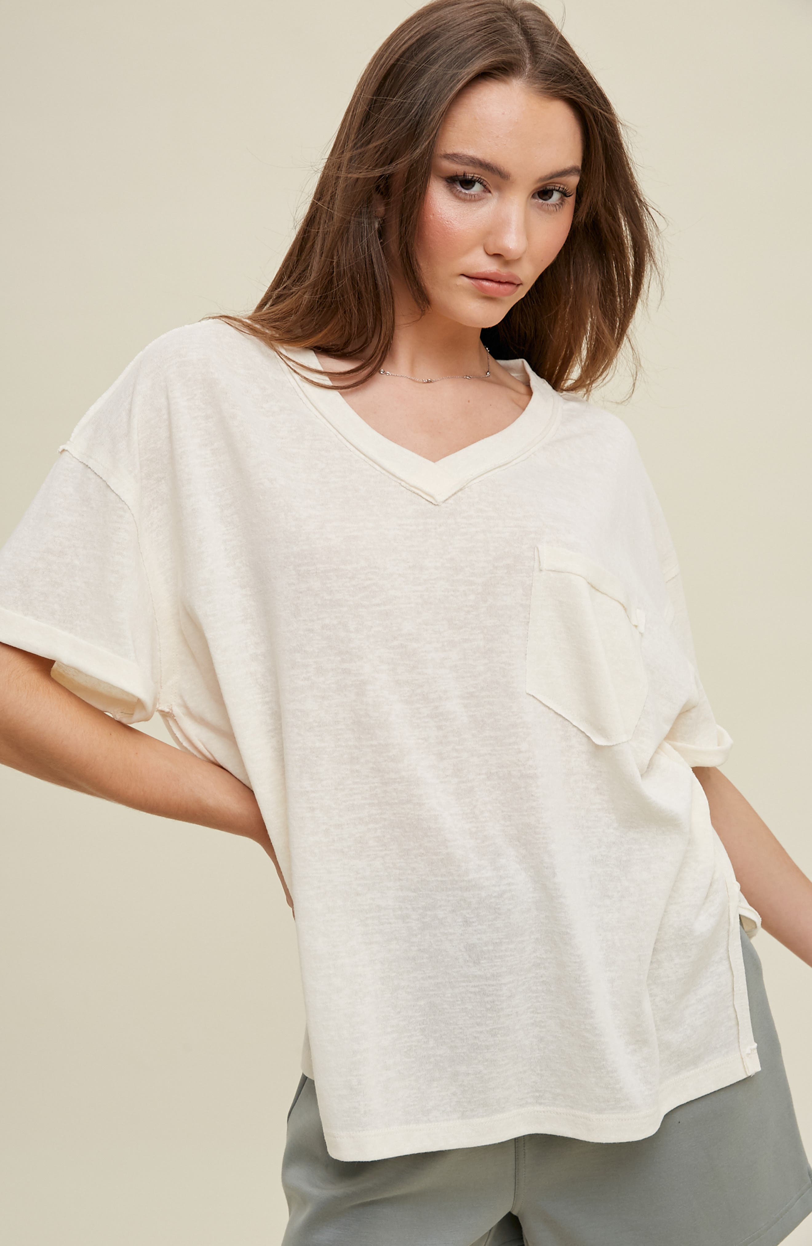 WISHLIST Oversize V-Neck Tee | Nordstromrack