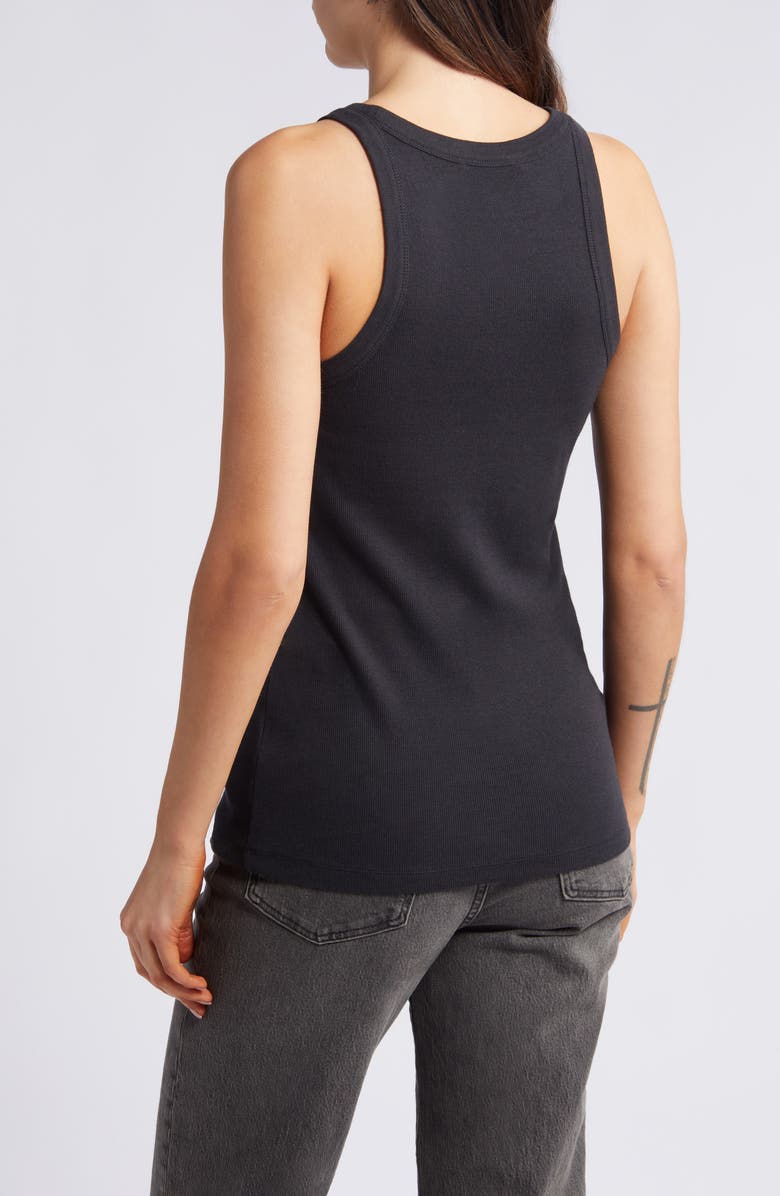 Treasure & Bond Cutaway Shoulder Cotton Blend Tank | Nordstromrack