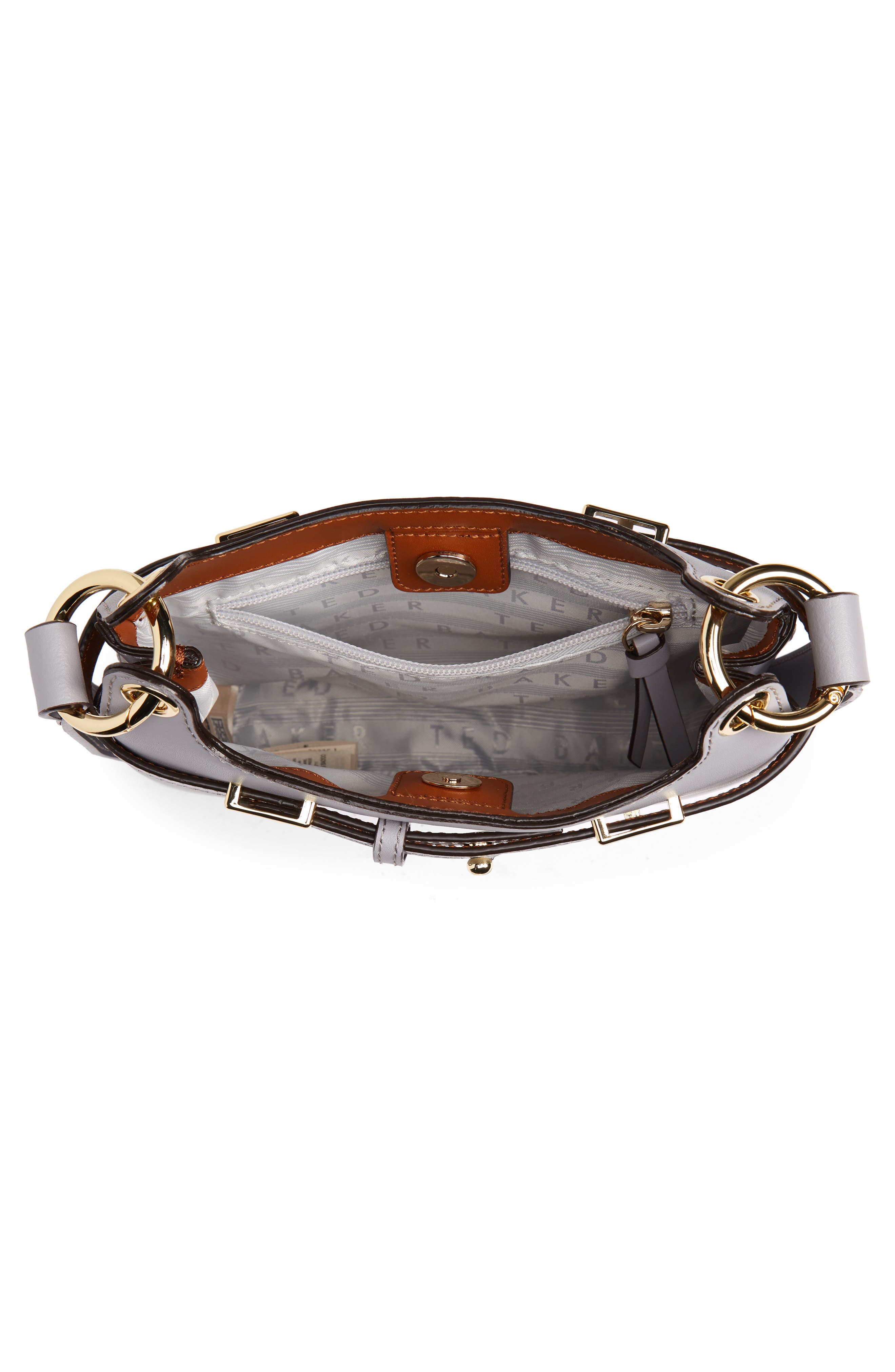 Ted Baker London Badoo T-Logo Leather Crossbody Bag | Nordstromrack