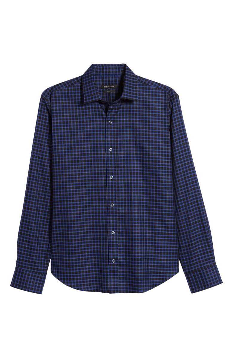 Bugatchi Shaped Fit Check Button-Up Sport Shirt | Nordstrom