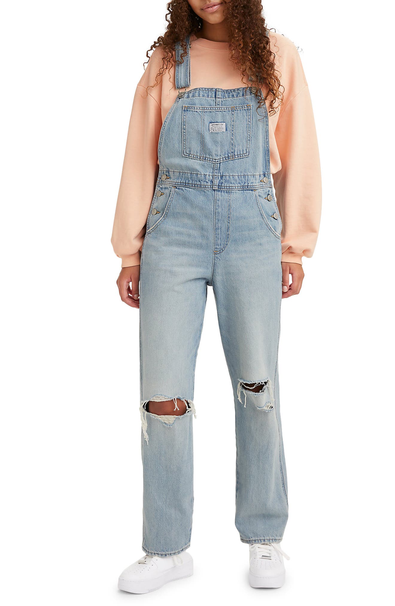 Levi's ® Ripped Overalls | Nordstromrack