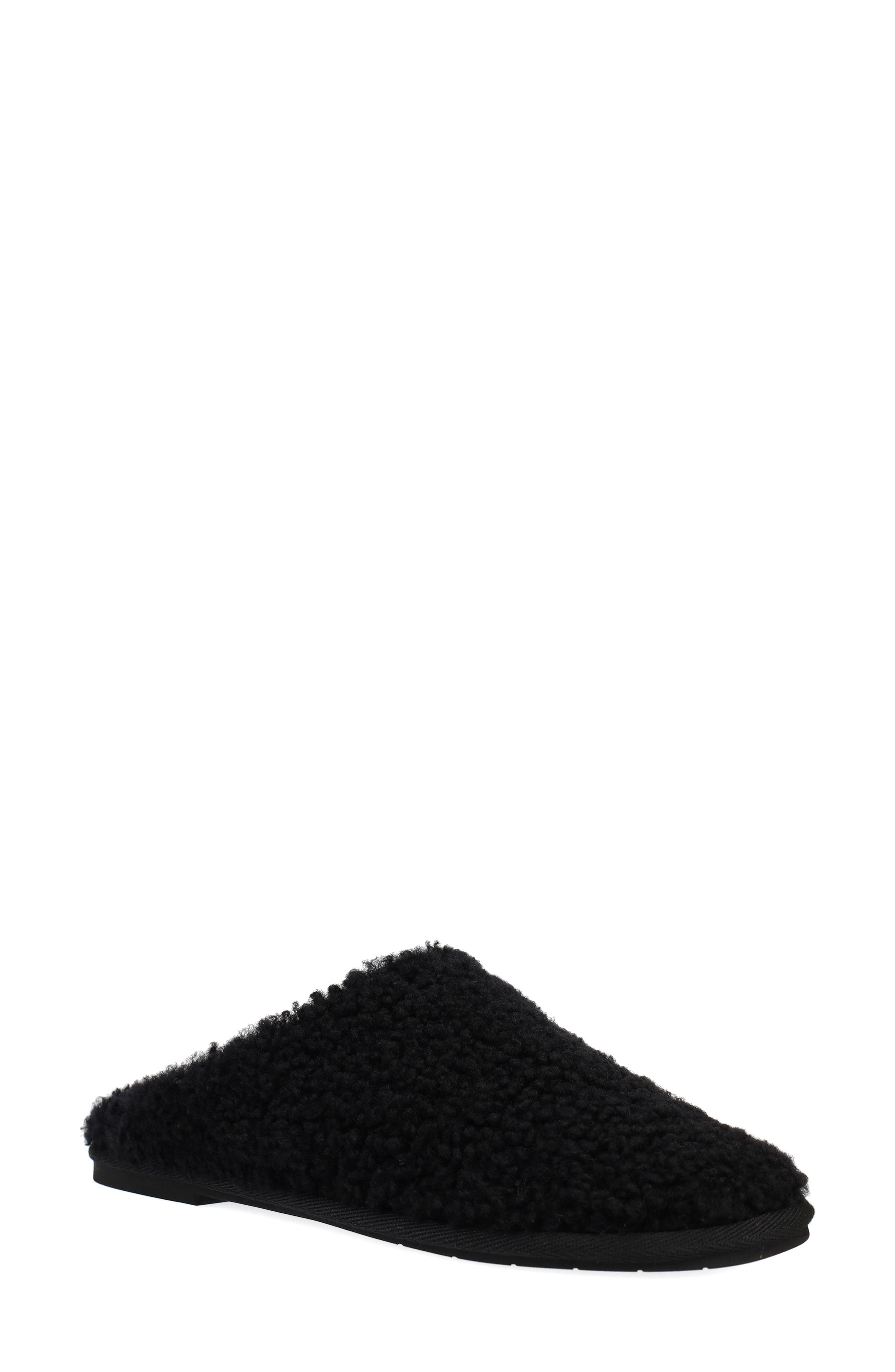 Eileen Fisher Shaggy Genuine Shearling Slipper (Women) | Nordstromrack
