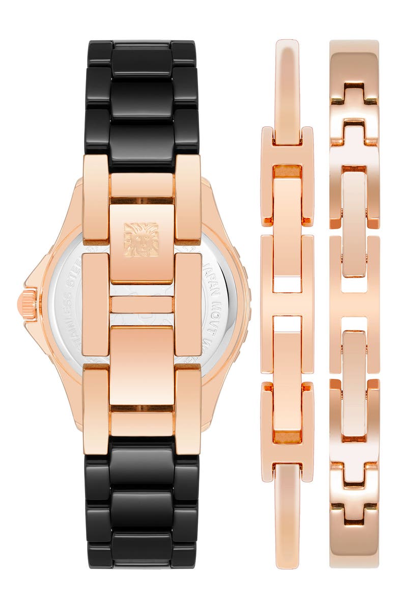 AK ANNE KLEIN Ceramic Bracelet Watch & Bracelet Set | Nordstromrack