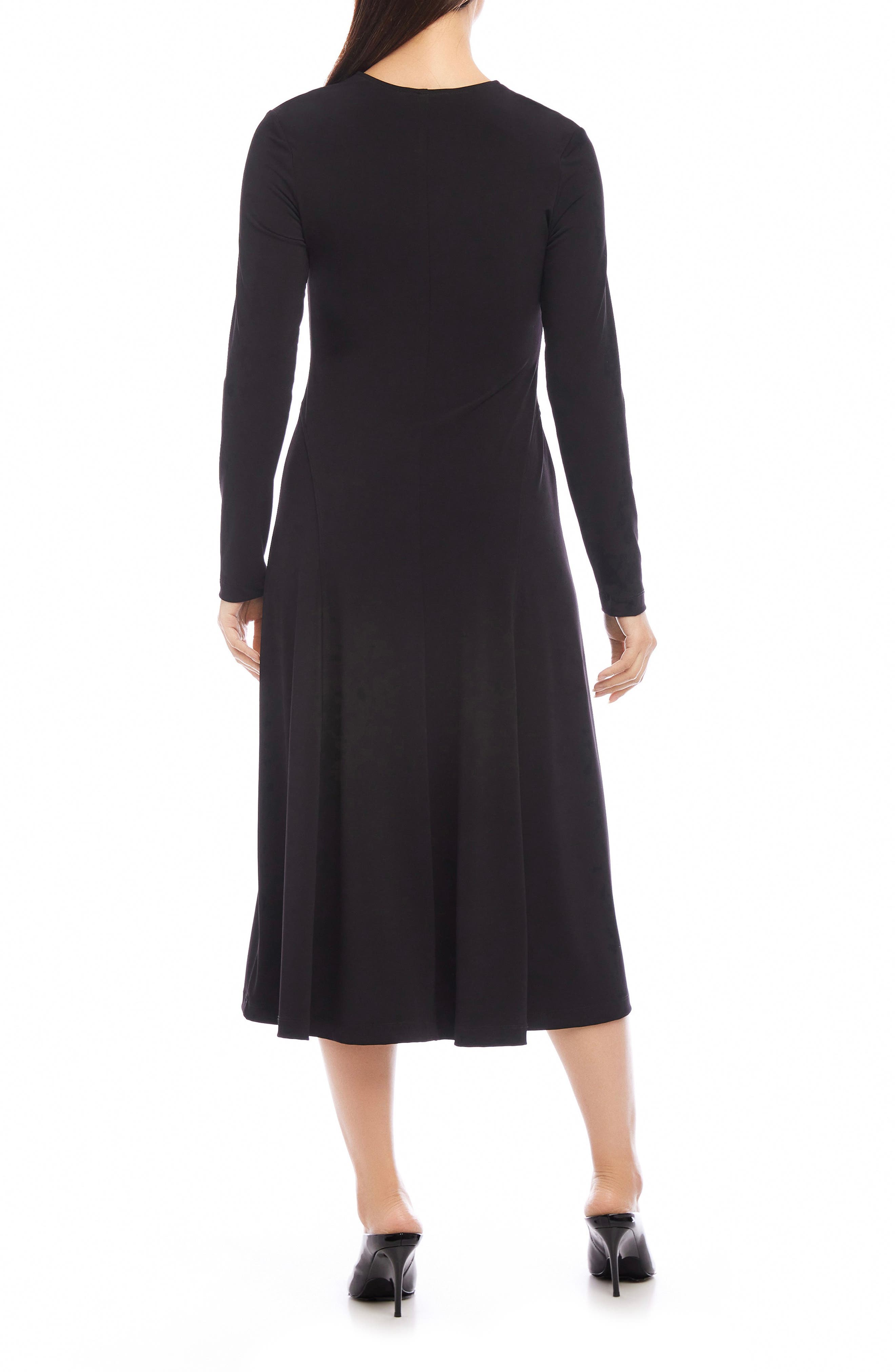 Karen Kane Kate Long Sleeve Jersey Midi Dress | Nordstromrack