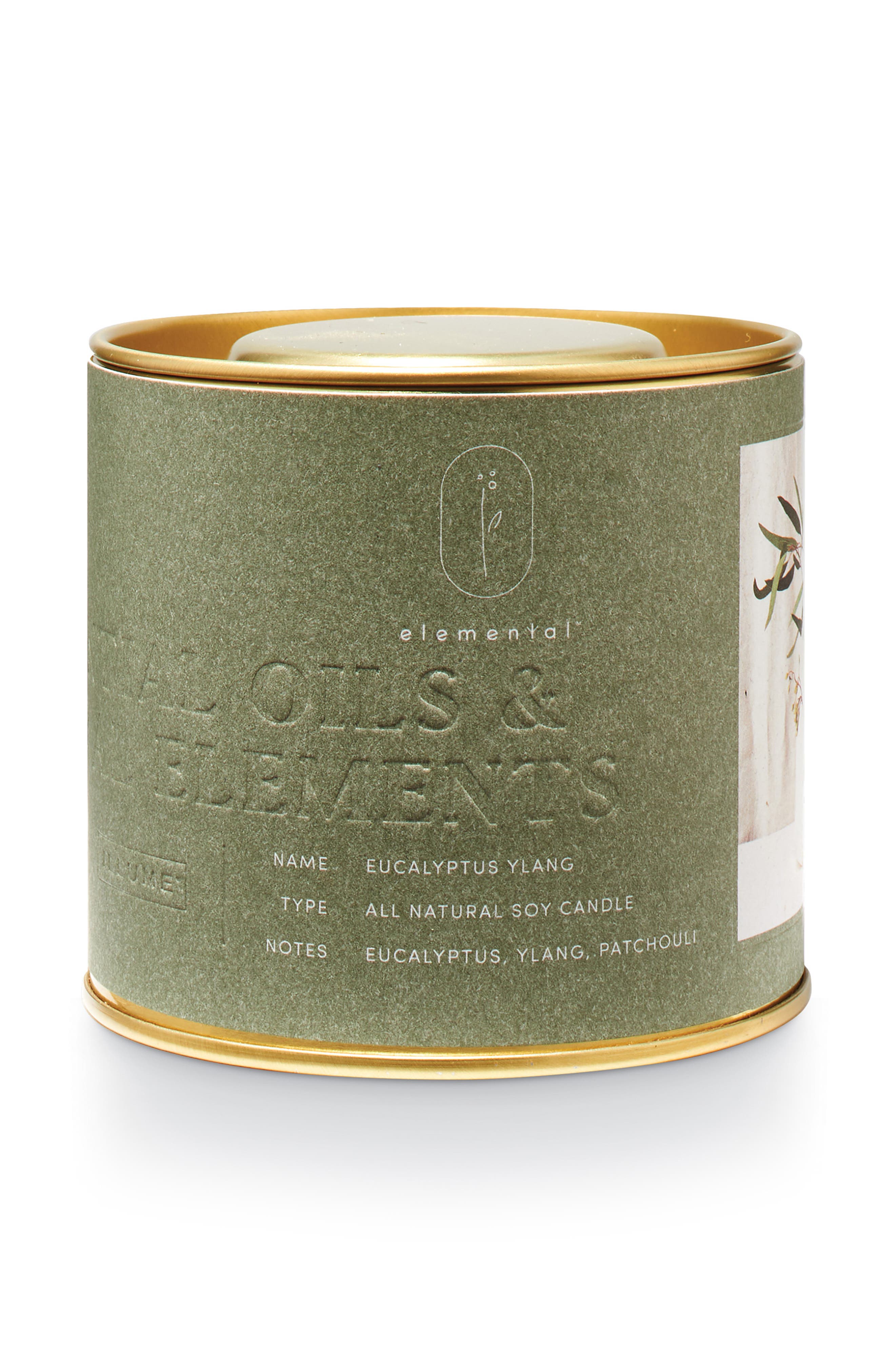 ILLUME® Elemental Eucalyptus Ylang Natural Tin Candle | Nordstromrack