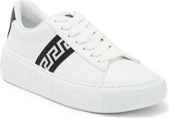 Versace Greek Key Stripe Sneaker (Women) | Nordstromrack