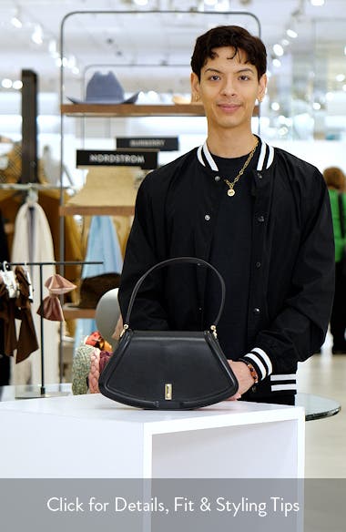 BOSS Ariell Leather Shoulder Bag | Nordstrom