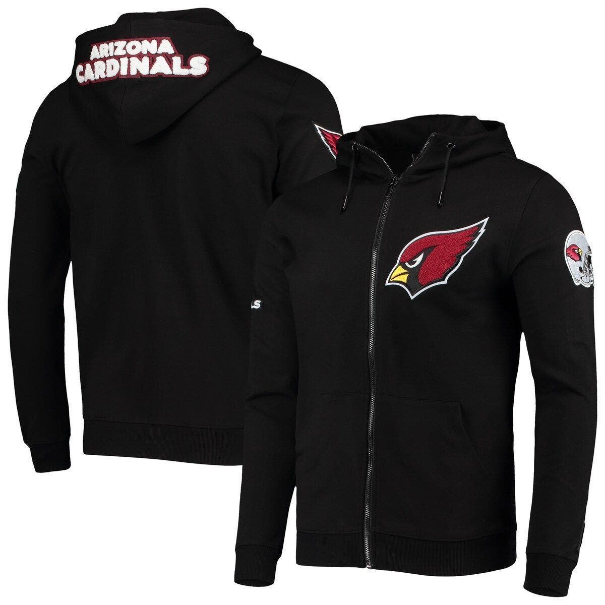 PRO STANDARD Men's Pro Standard Black Arizona Cardinals 4-Hit Full-Zip ...