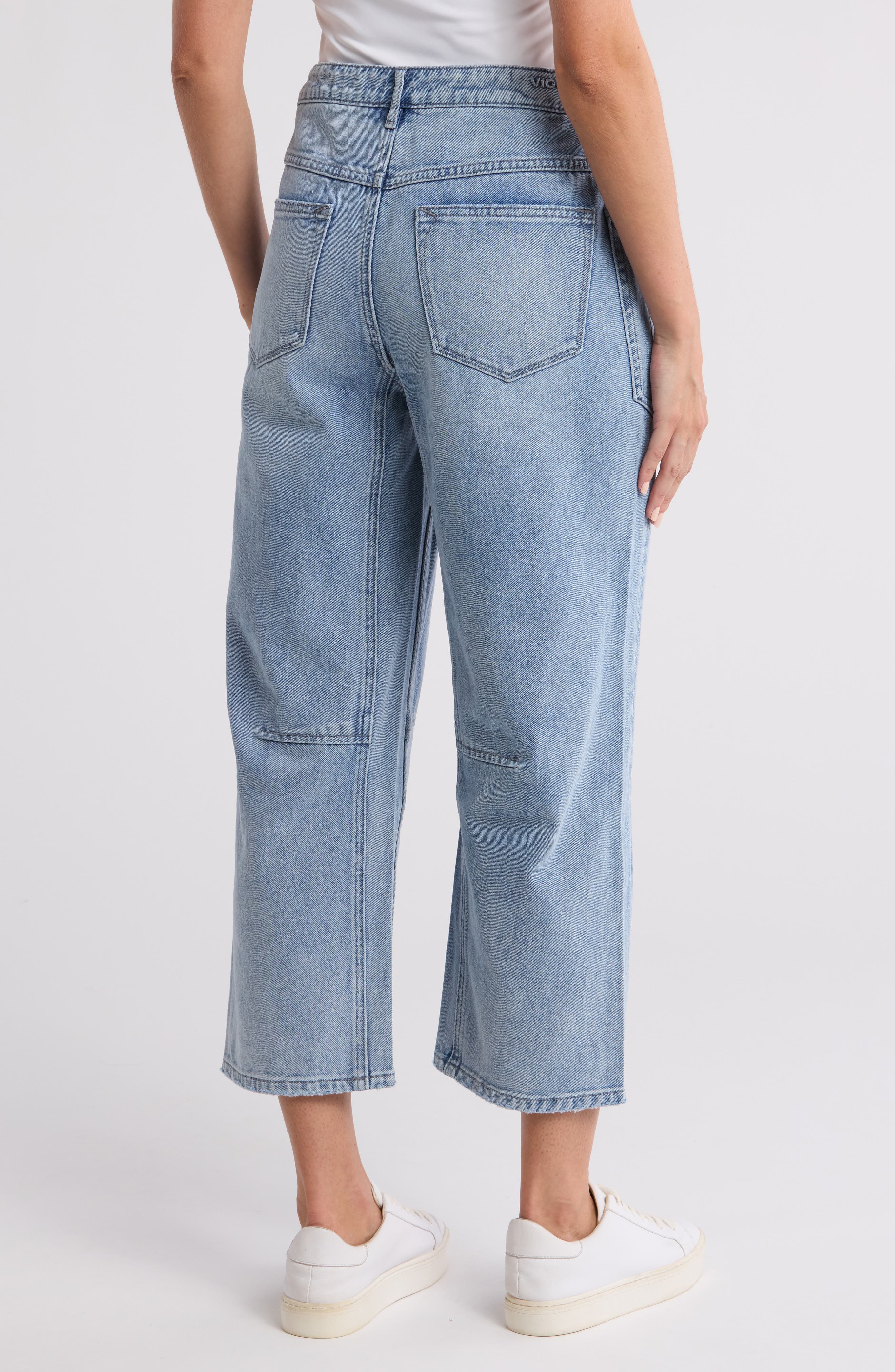 Vigoss High Waist Crop Barrel Leg Jeans | Nordstromrack