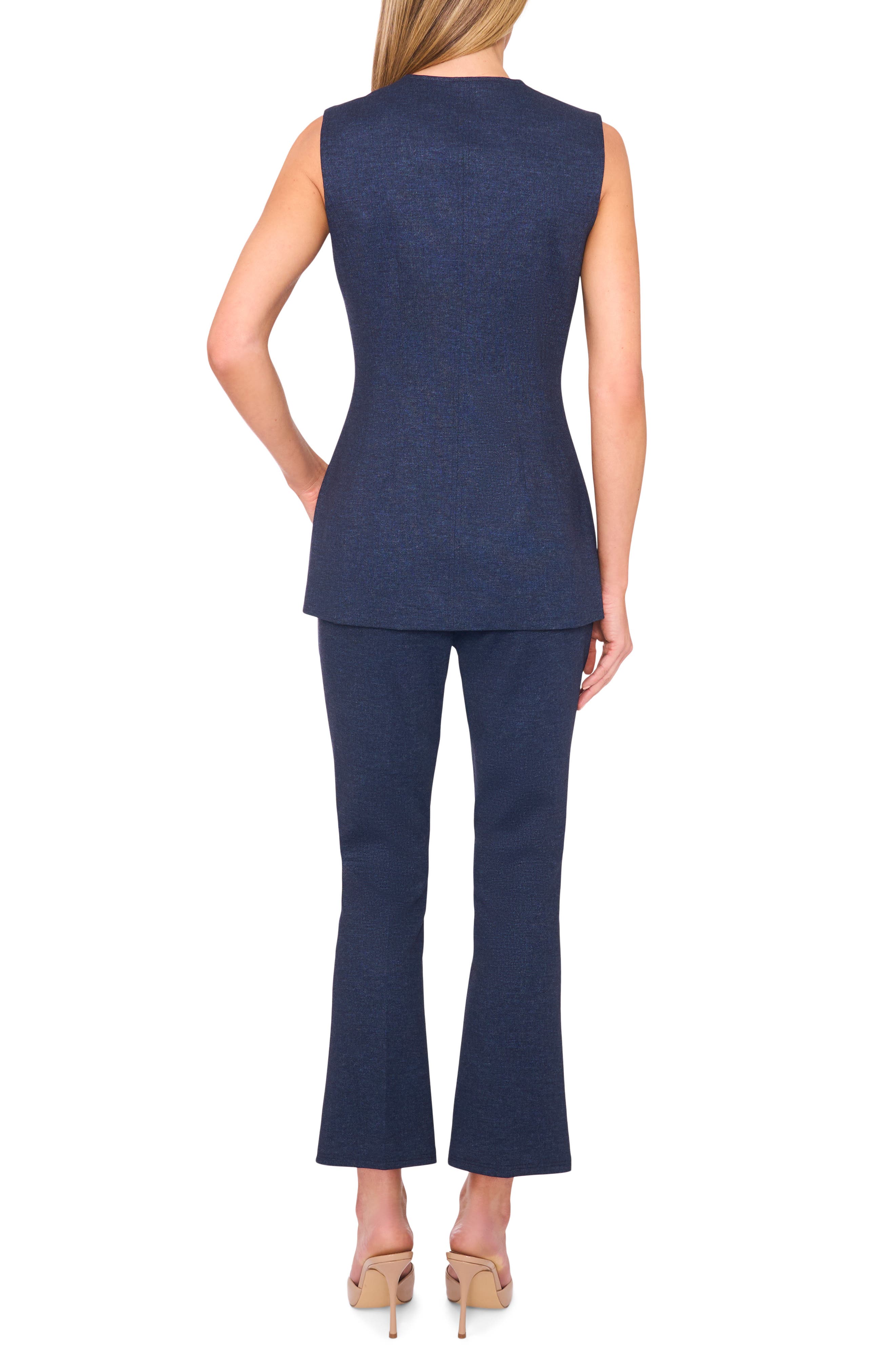 Halogen® Long Fitted Vest | Nordstrom