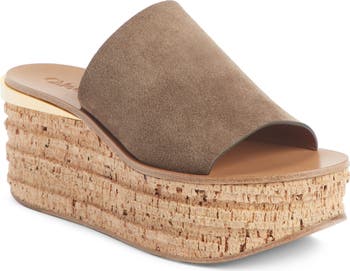 Chloé Camille Cork Platform Sandal (Women) | Nordstrom