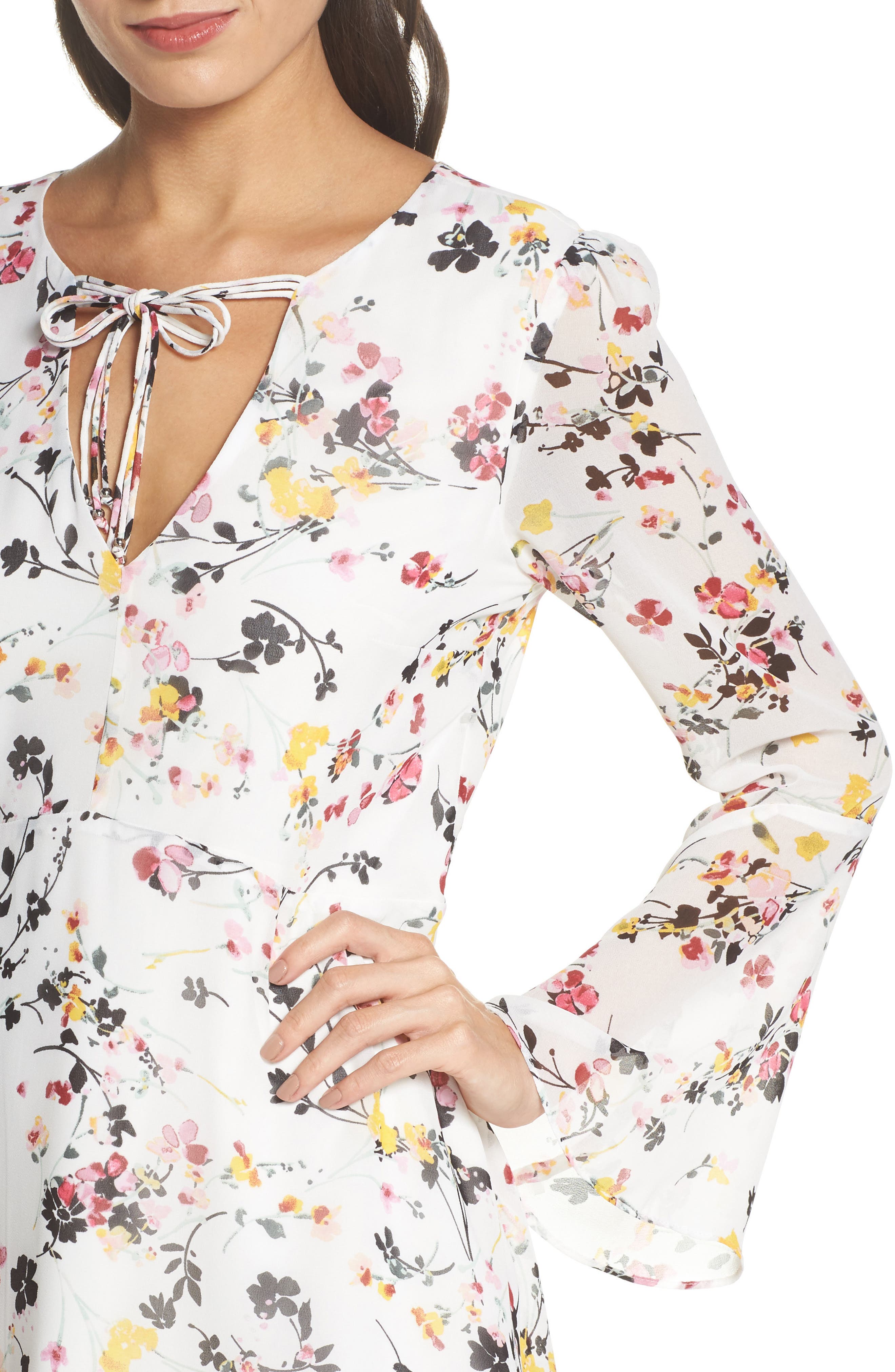 Sam Edelman Bell Sleeve A-Line Dress | Nordstrom