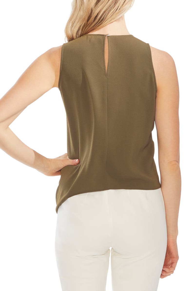 Vince Camuto Crepe Tie Front Tank Top | Nordstromrack