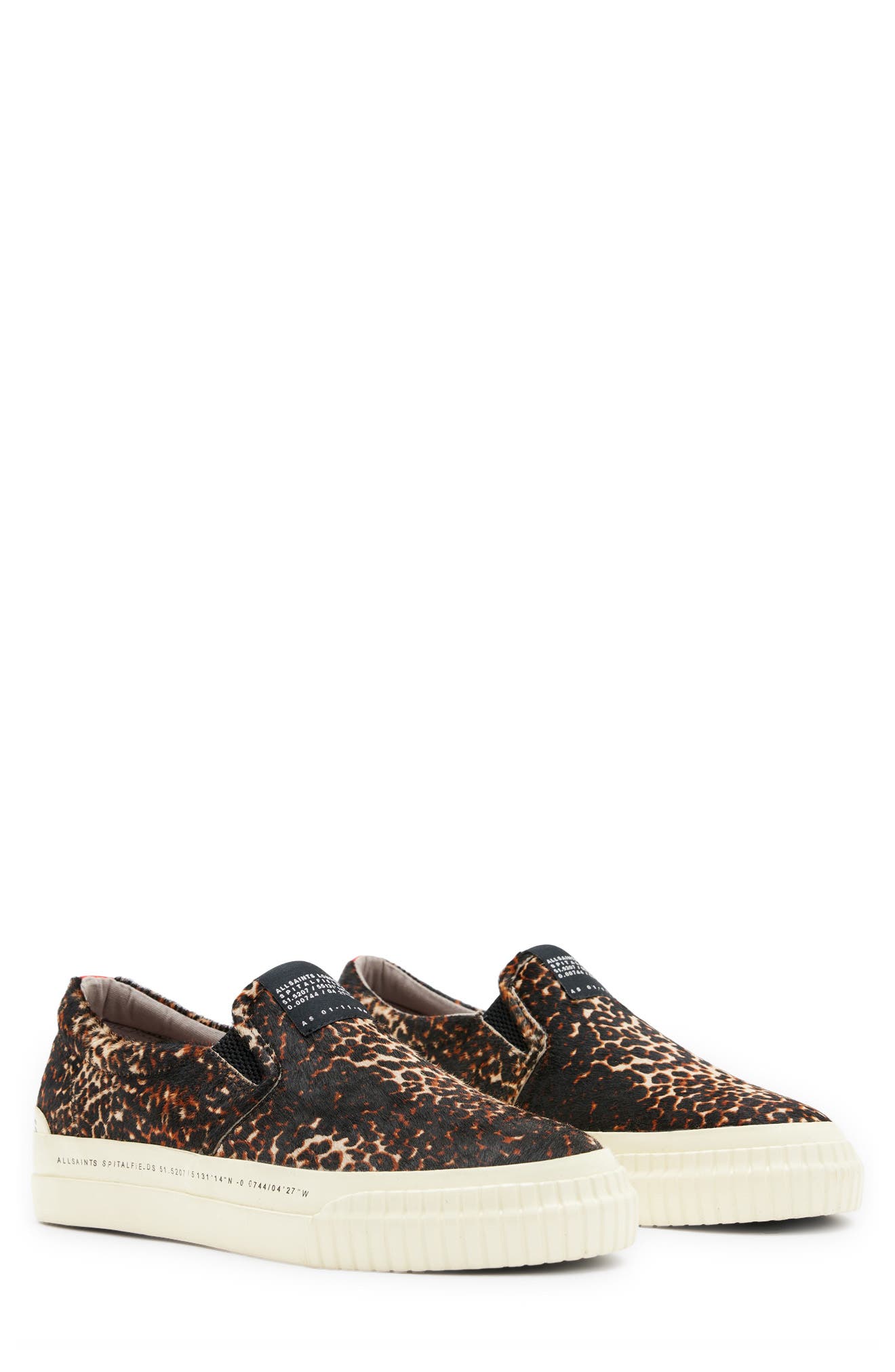 AllSaints Genuine Calf Hair Slip-On Sneaker (Men) | Nordstromrack