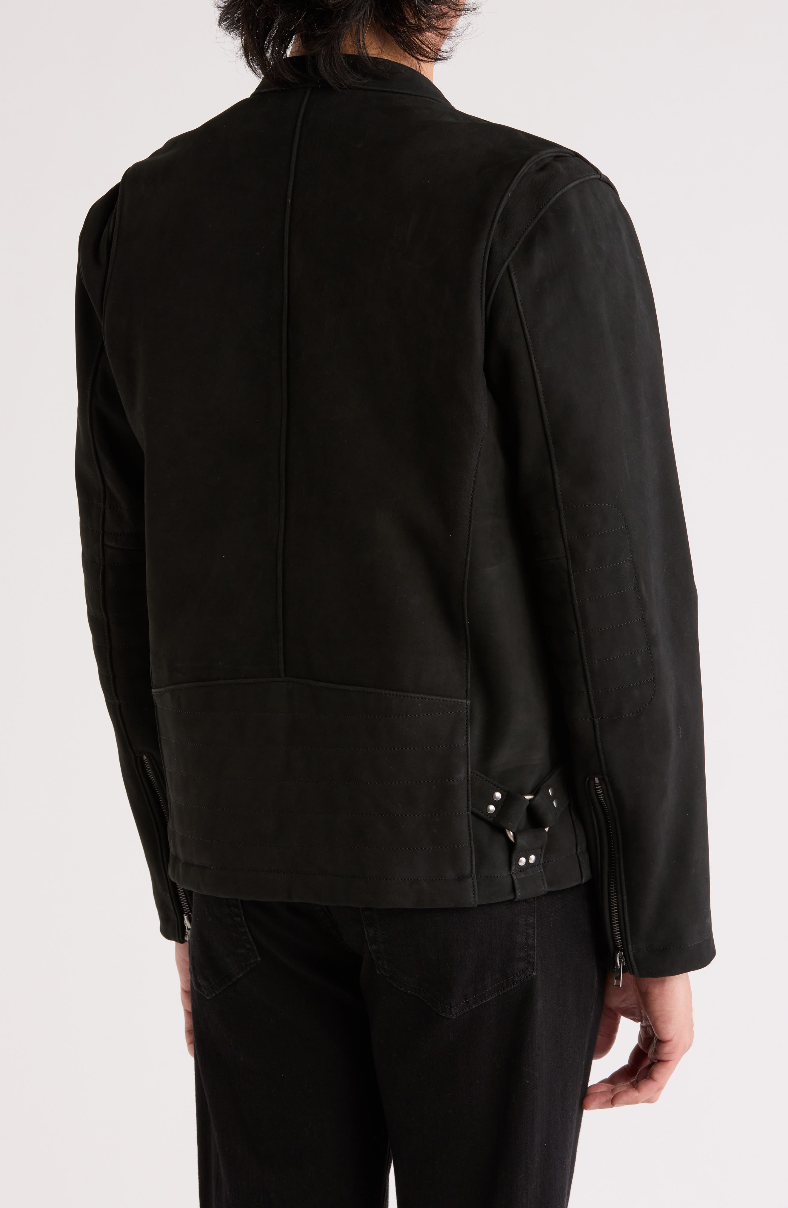 Frye Cafe Racer Leather Jacket | Nordstromrack