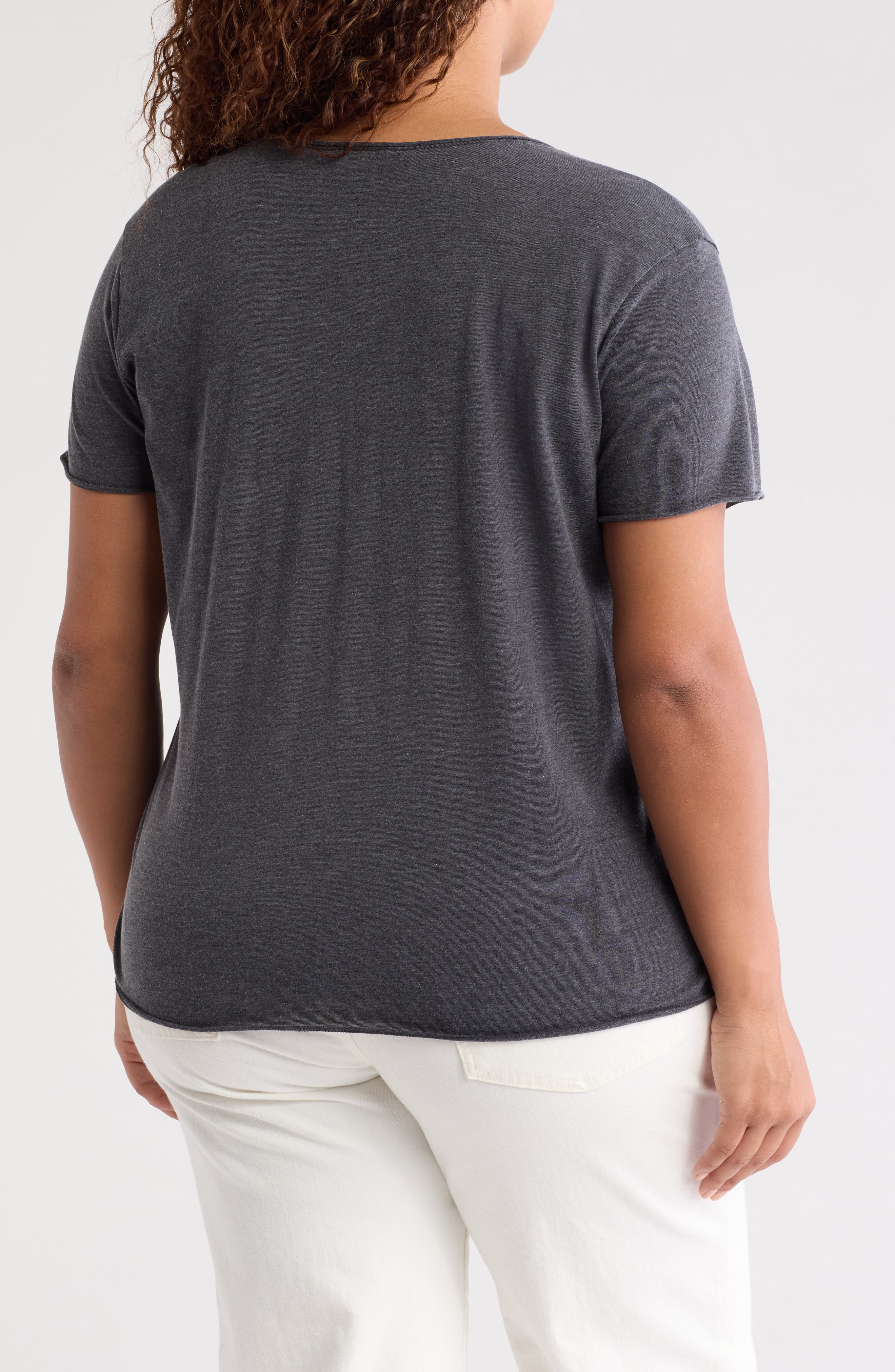 Caslon® Rolled Burnout Top | Nordstromrack
