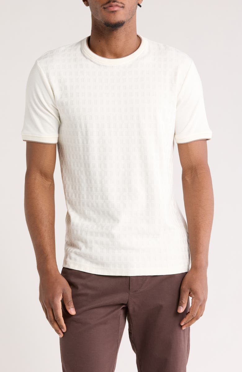 DENIM AND FLOWER Textured Tipped T-Shirt | Nordstromrack