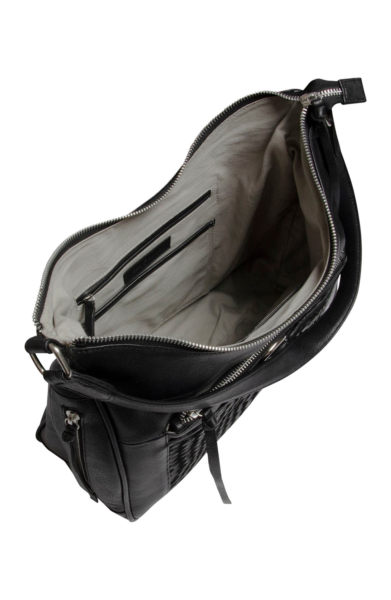 DAY & MOOD Harper Woven Leather Hobo Bag | Nordstromrack