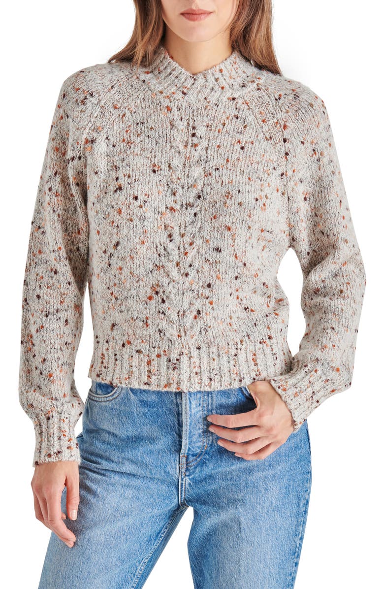 Steve Madden Jillian Marled Mock Neck Sweater | Nordstrom