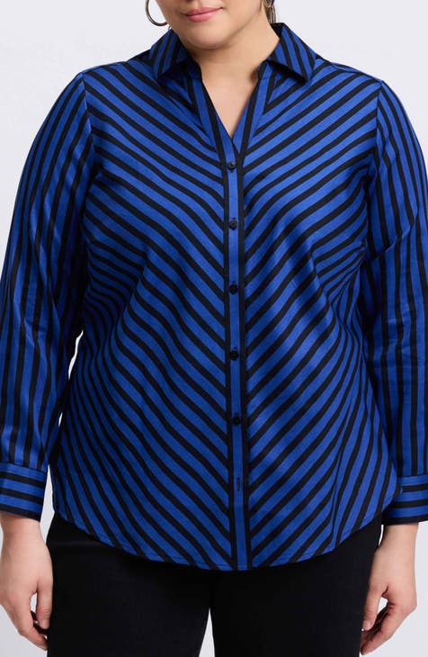 100% Cotton Plus-Size Blouses | Nordstrom