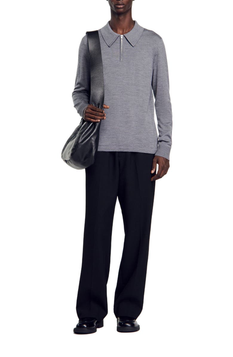 SANDRO Knit polo sweater | Nordstrom