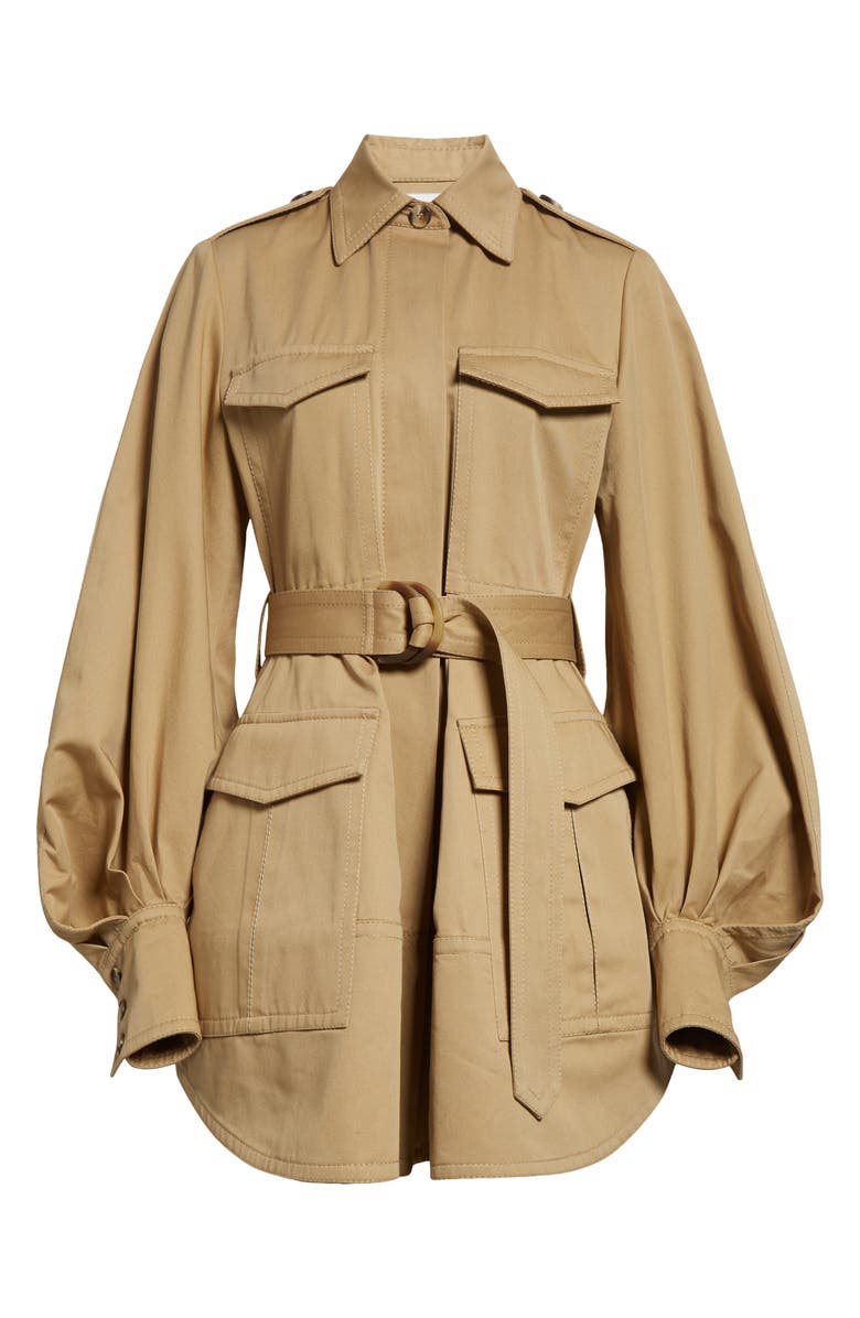Zimmermann Long Sleeve Belted Cargo Minidress | Nordstromrack
